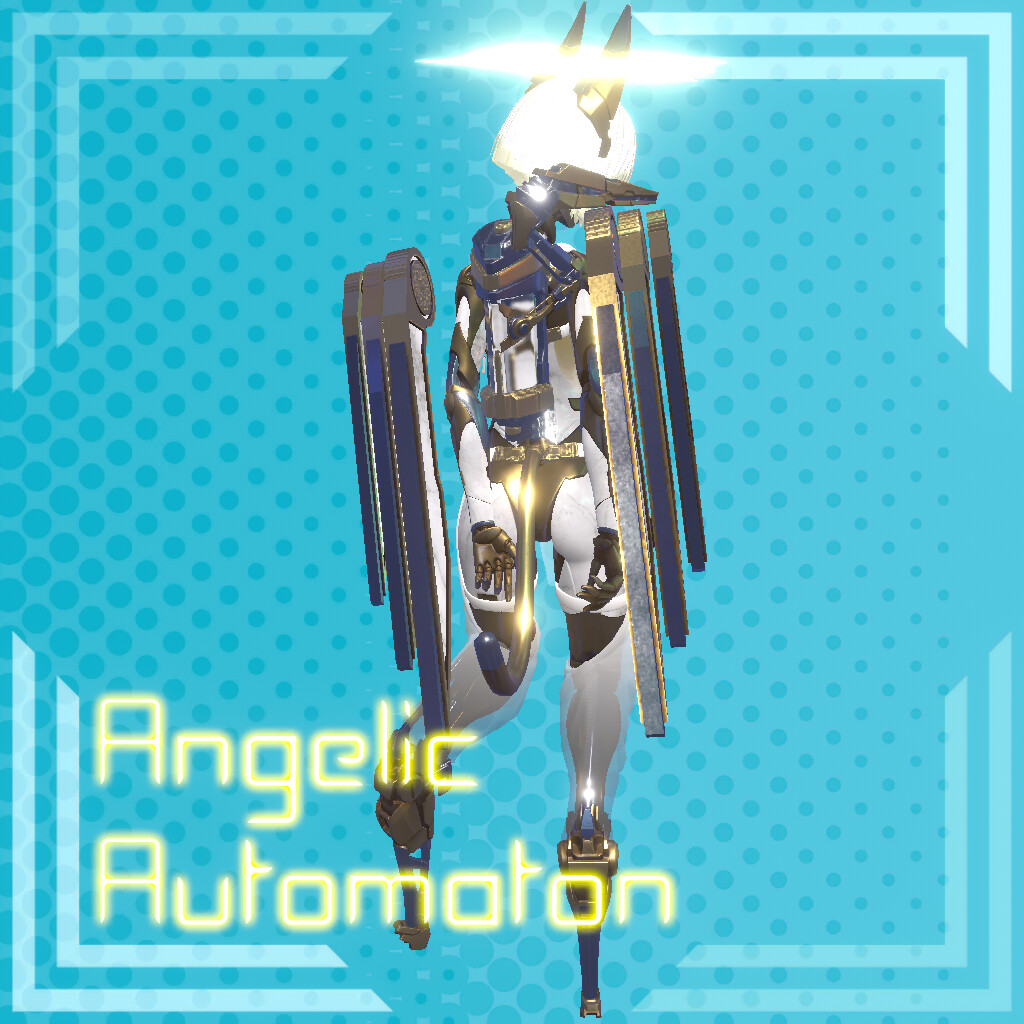 Yargon K - Angelic Automaton - Cyant Skin - VRChat