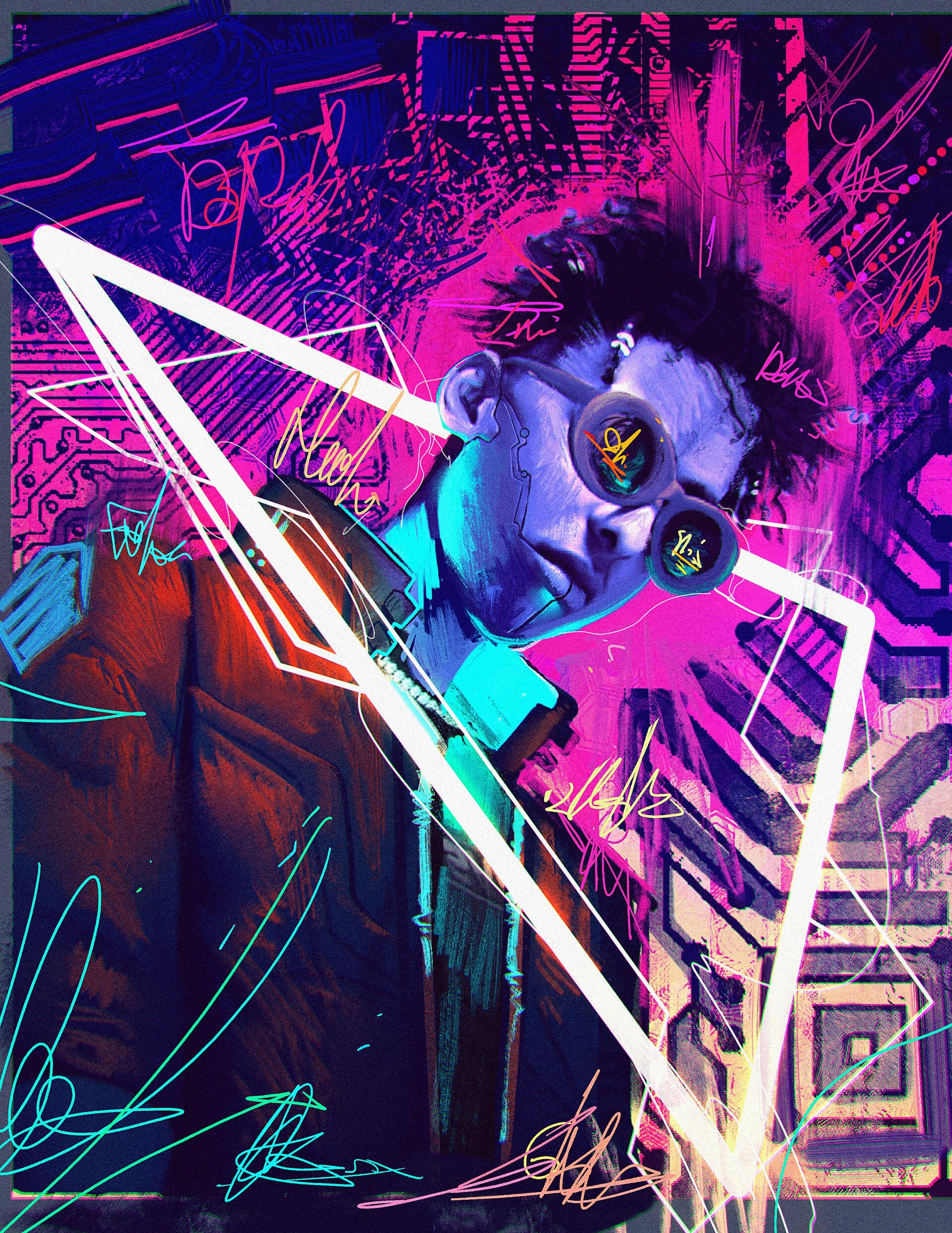 ArtStation - Cyberpunk X Rap