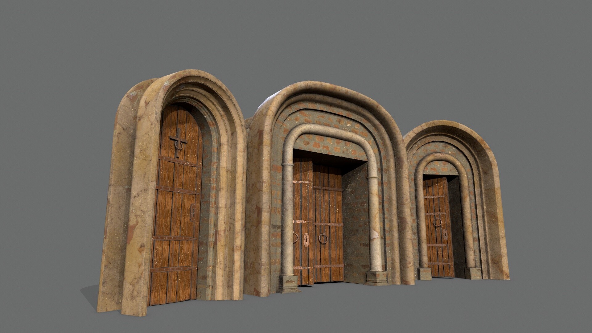 ArtStation - Medieval Door Set
