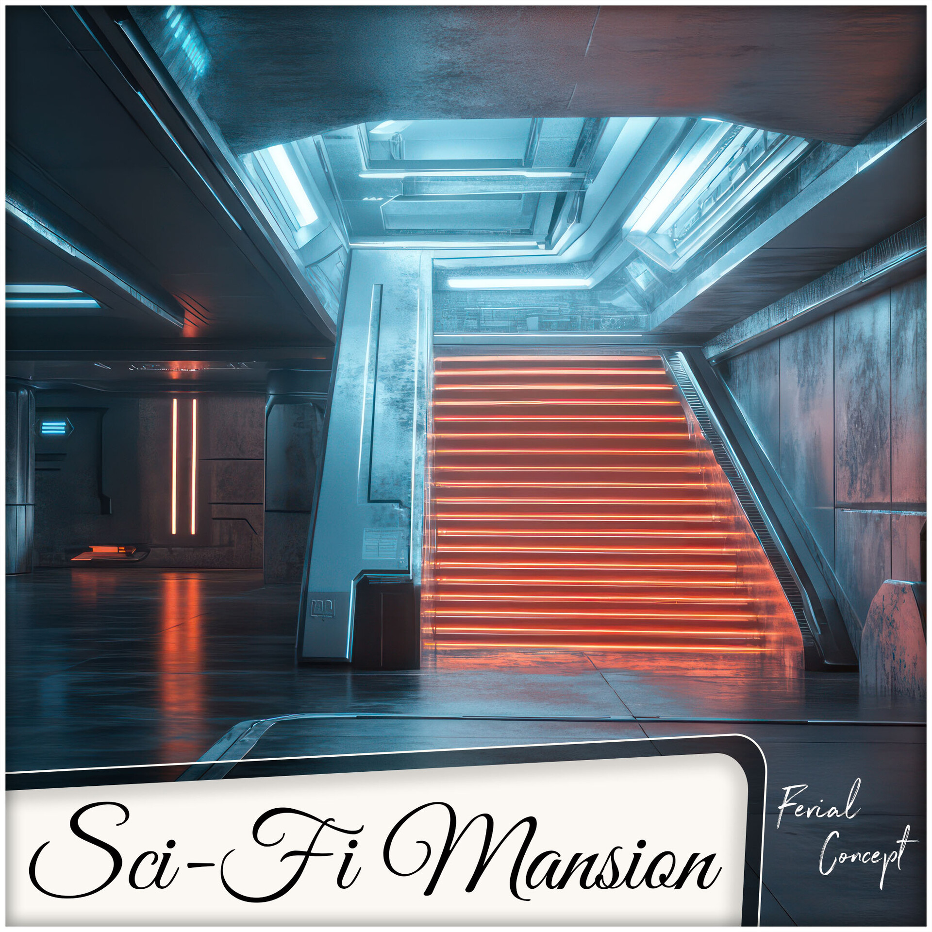 ArtStation - 🔹210 Sci-Fi Mansion - Interior Reference Image Pack v.72 |4K|