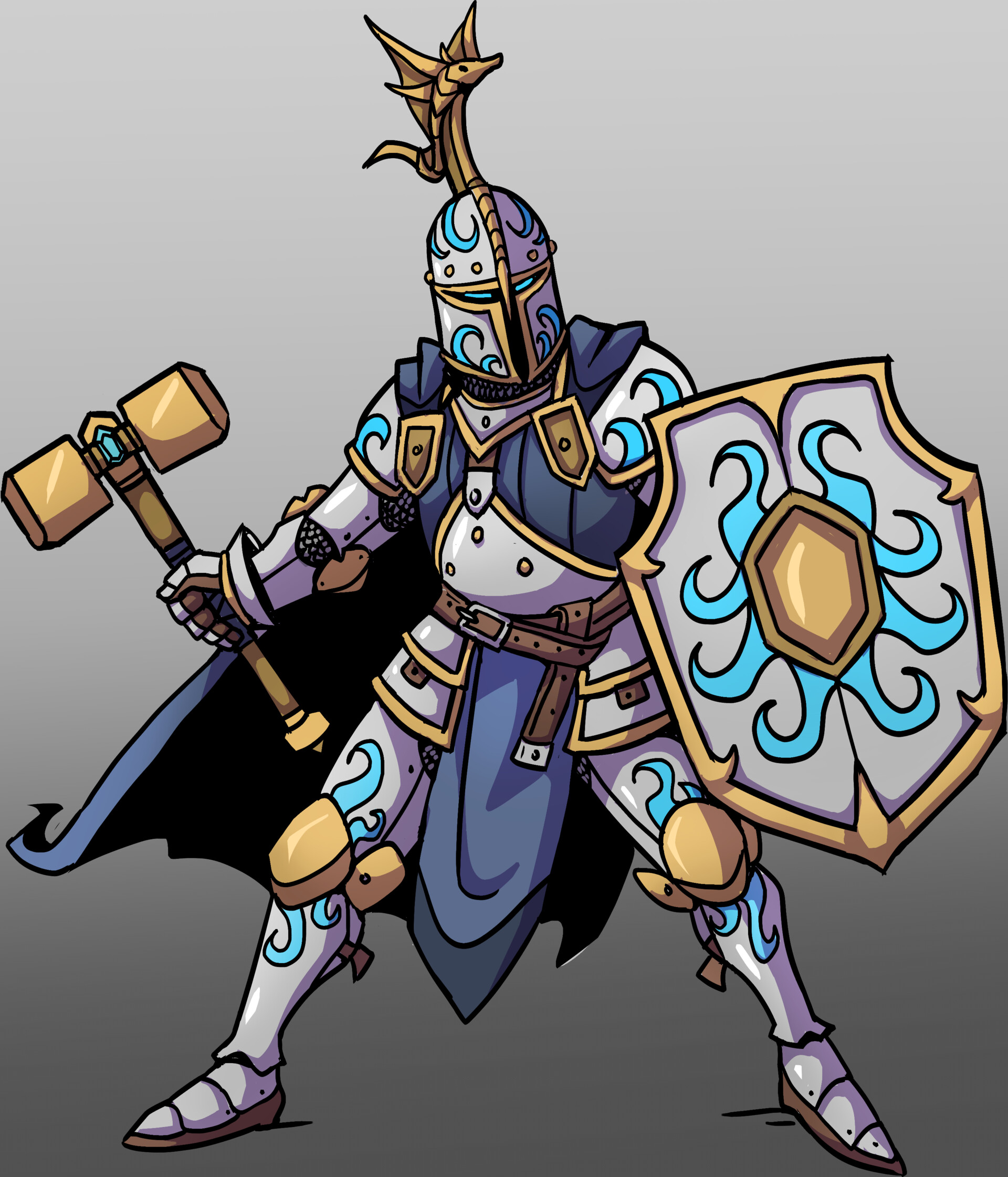 ArtStation - Sapphire Paladin