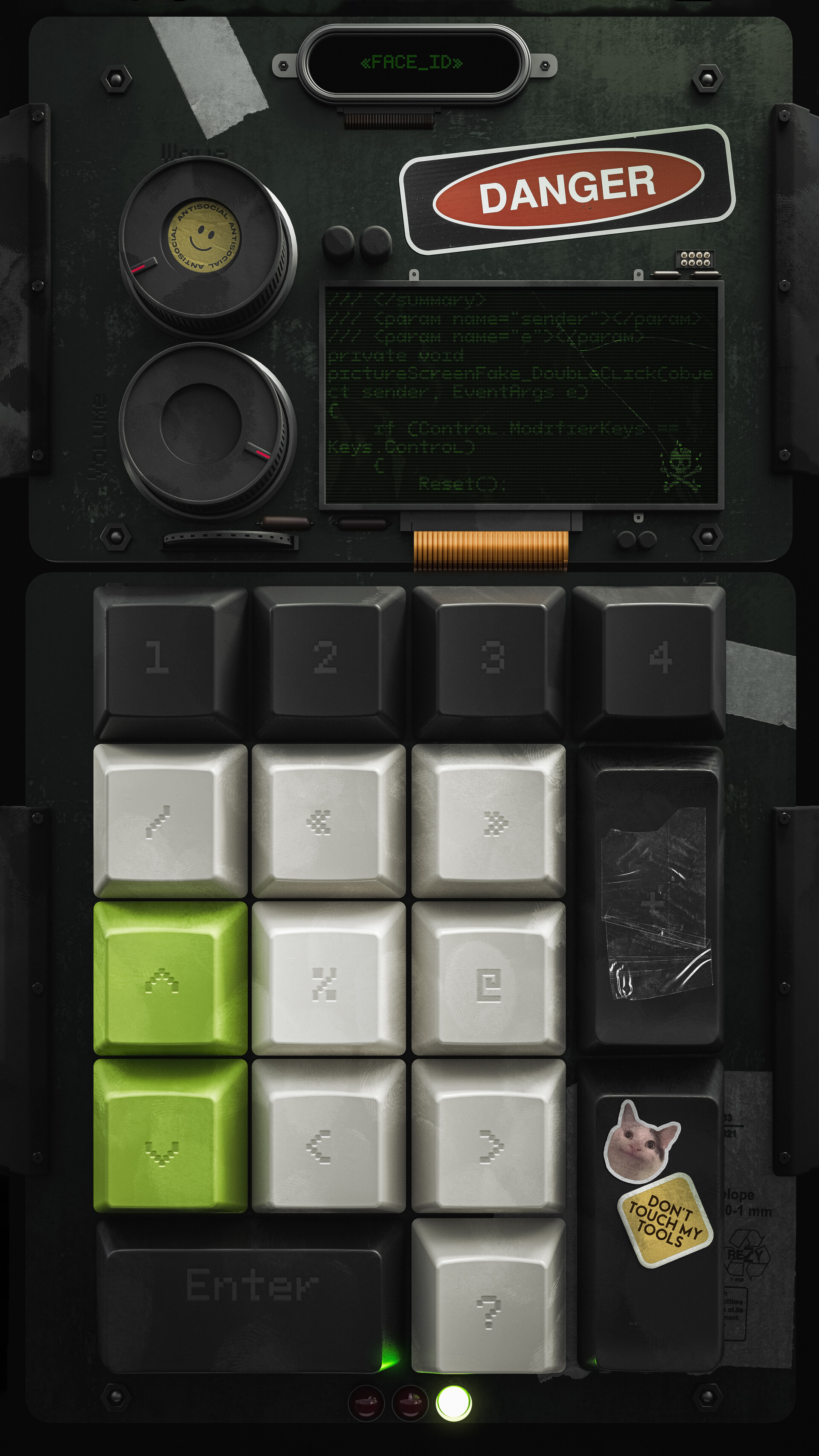 ArtStation - Hard surface numpad