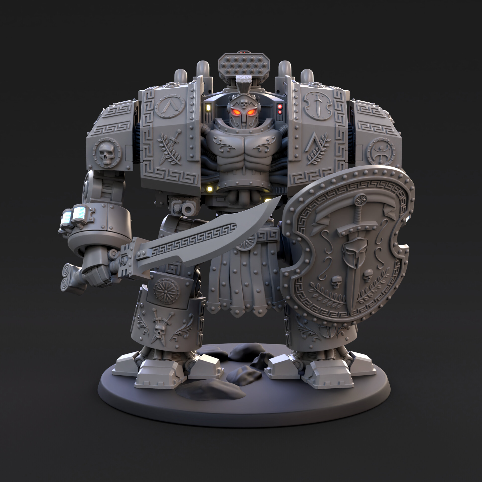 ArtStation - Spartan Behemoth Multipart Kit for 3D Print