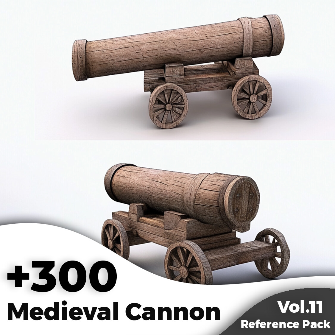 3D Head Sculpt References in 4K - Tika Art - +300 Medieval Cannon ...