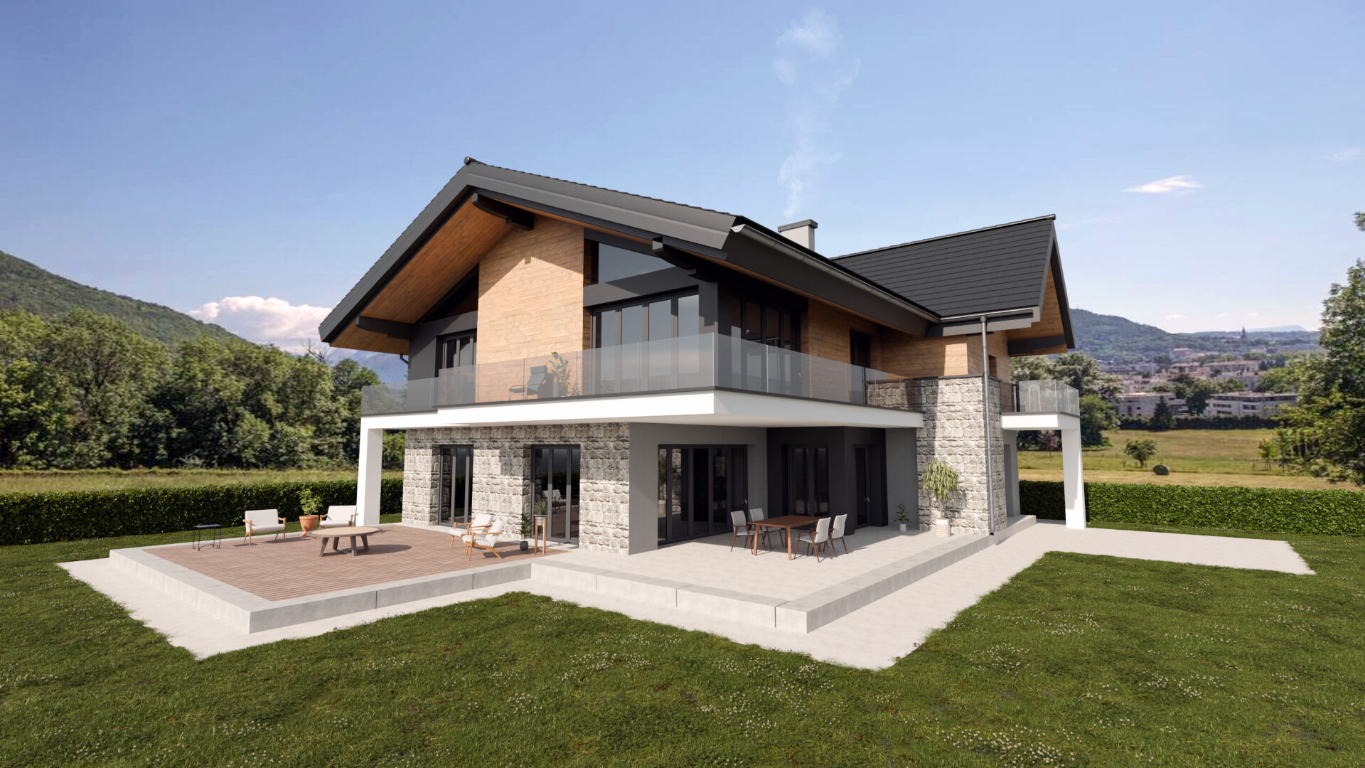 ArtStation - Chalet moderne