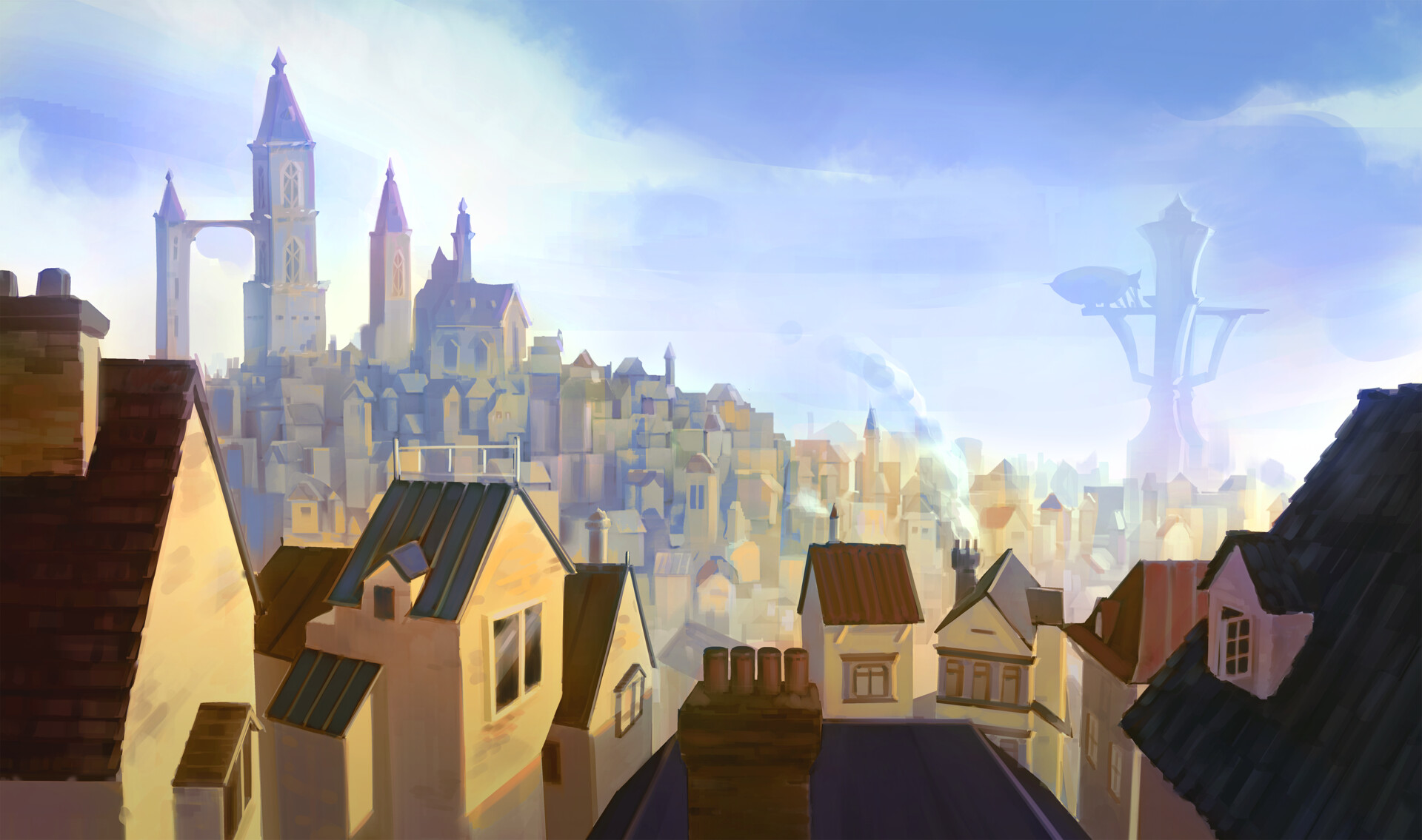 ArtStation - Steampunk environment