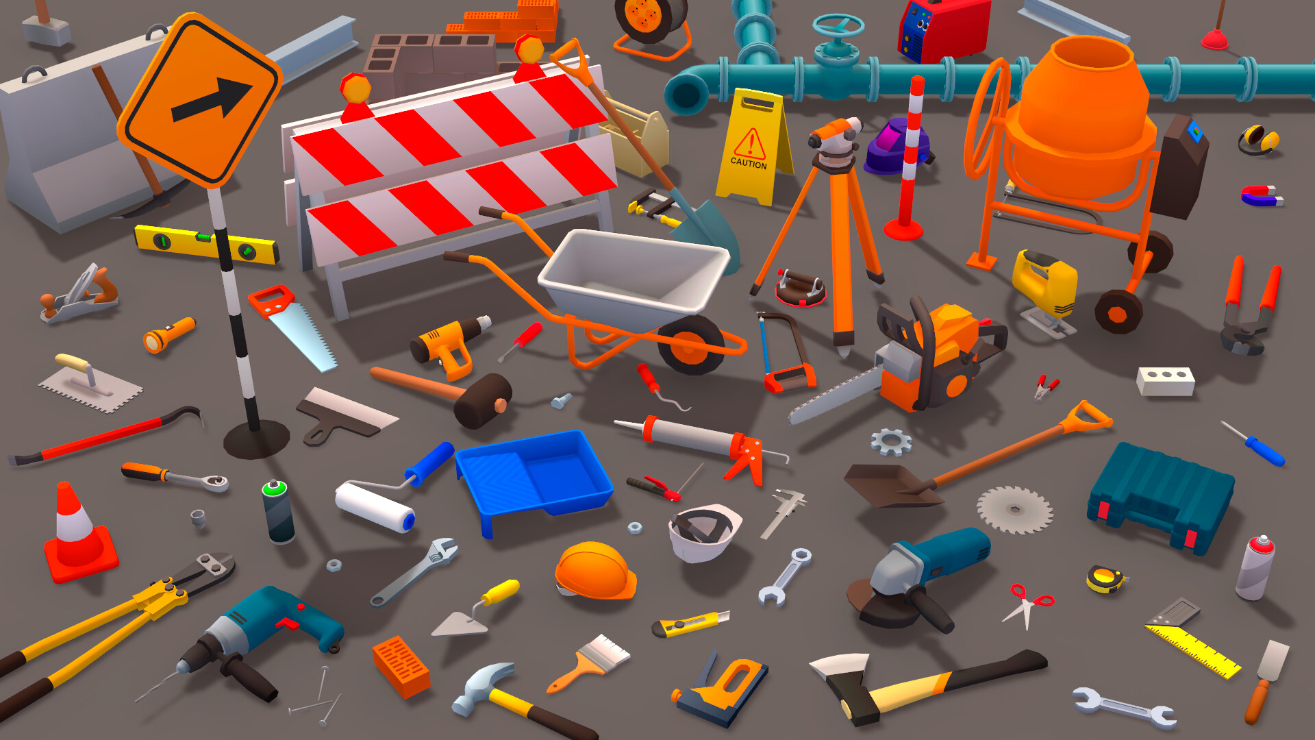 ArtStation - Tools - Lowpoly Big Pack