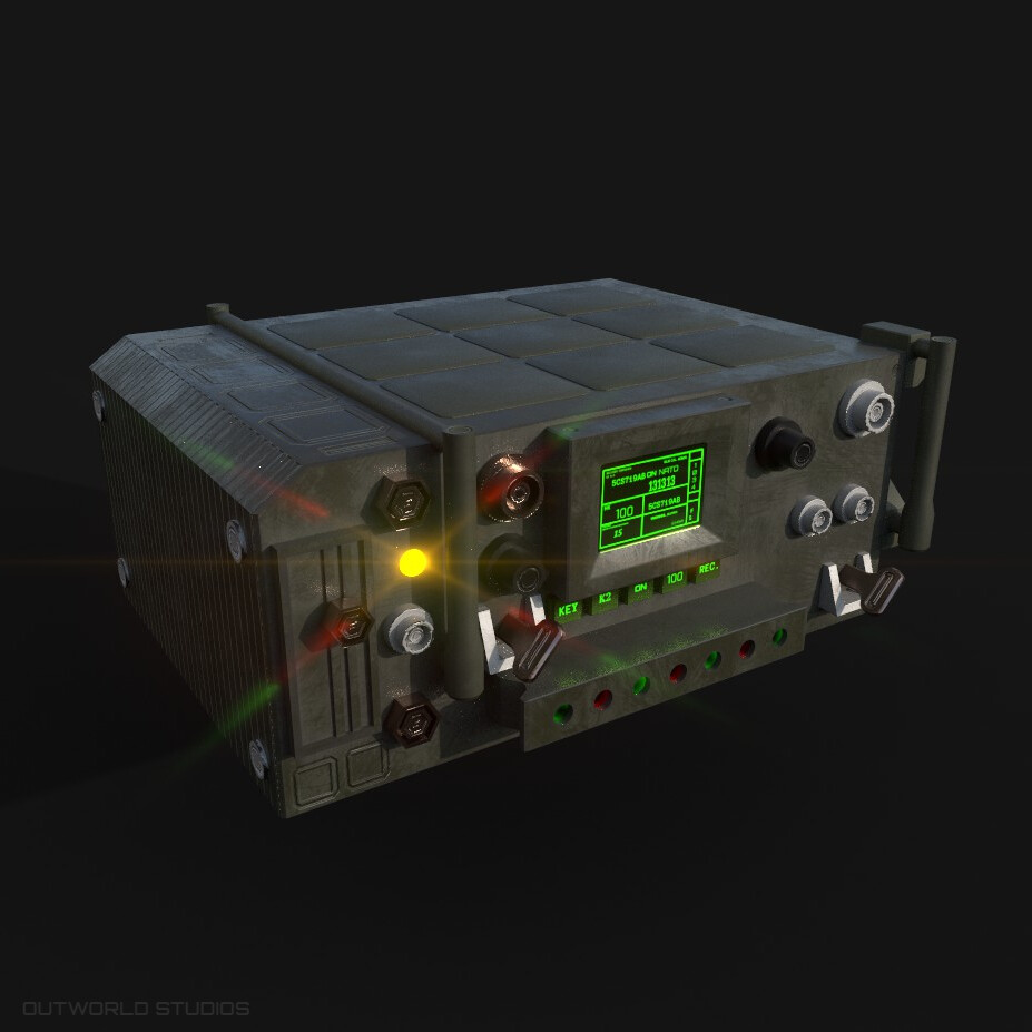 Outworld Studios - Military PCR Radio (Available on FAB)