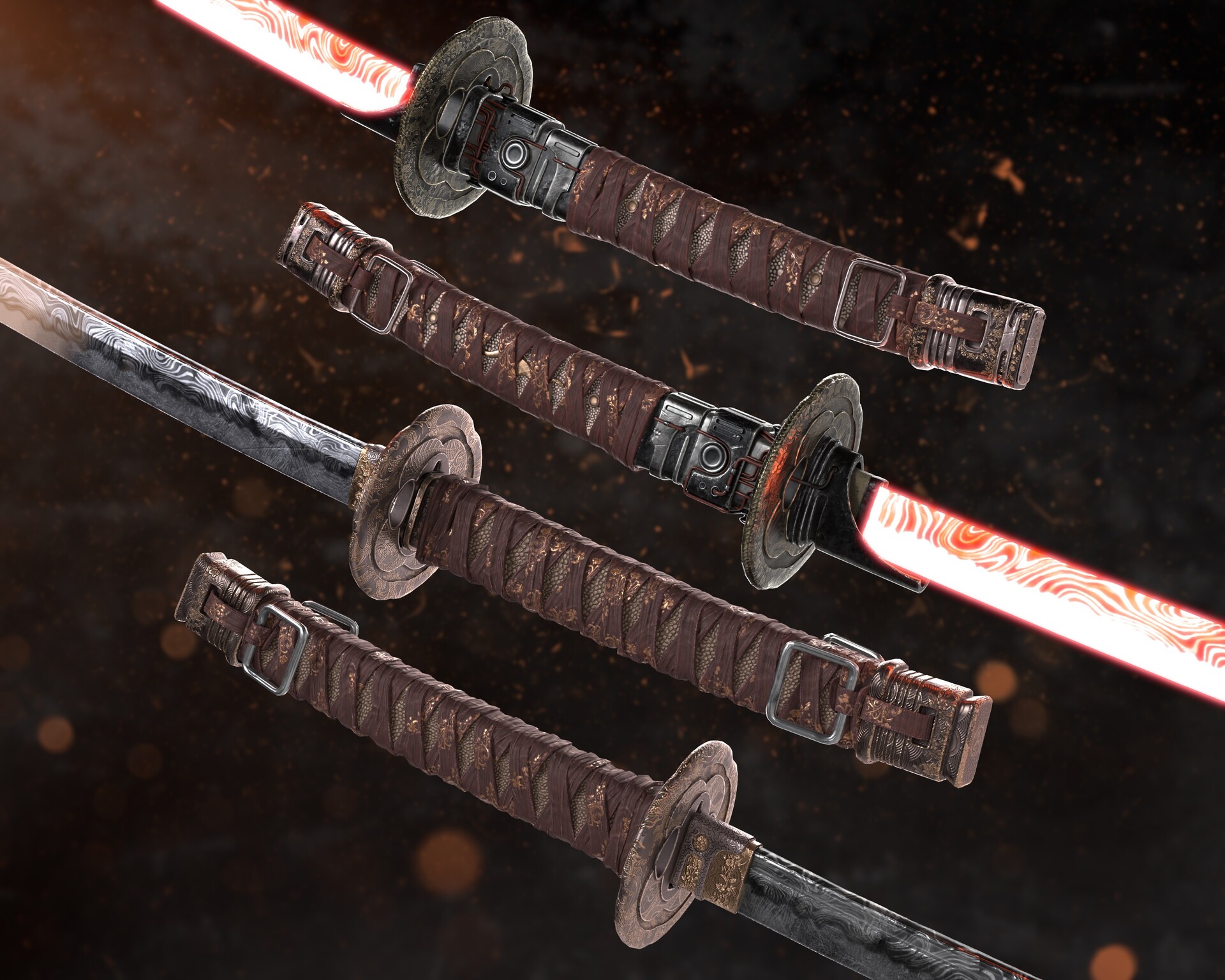 ArtStation - Katana Sabres - Duel