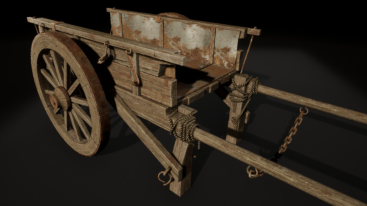 ArtStation - Medieval Wagon