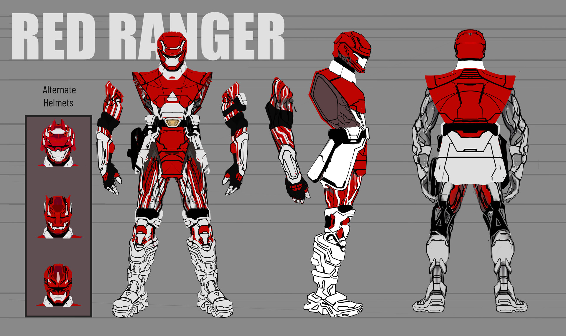 ArtStation - Red Ranger