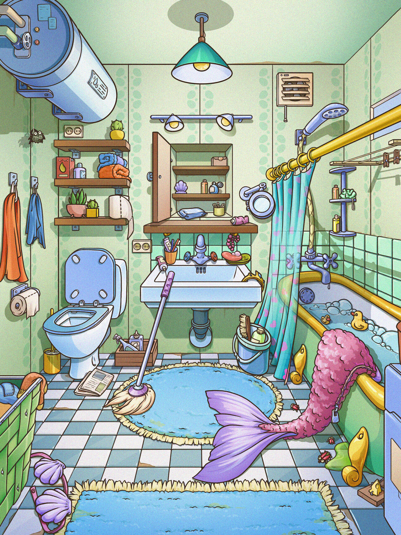 ArtStation - Hidden objects game scene