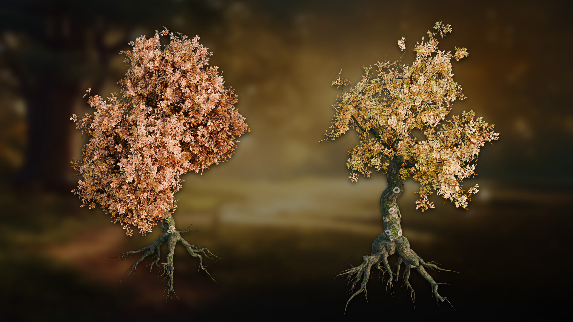 3D Tudor - 3DT Stylized Oak Geometry Node