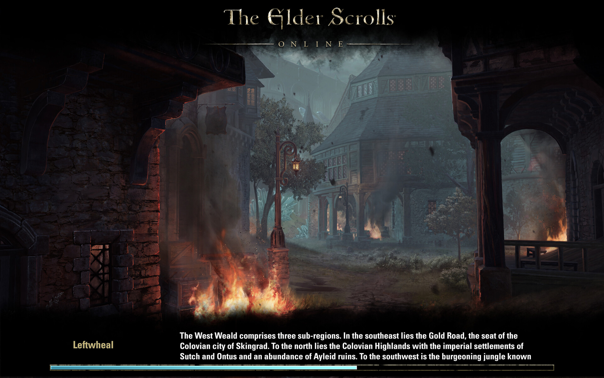 Elder Scrolls Beta Loading Screen