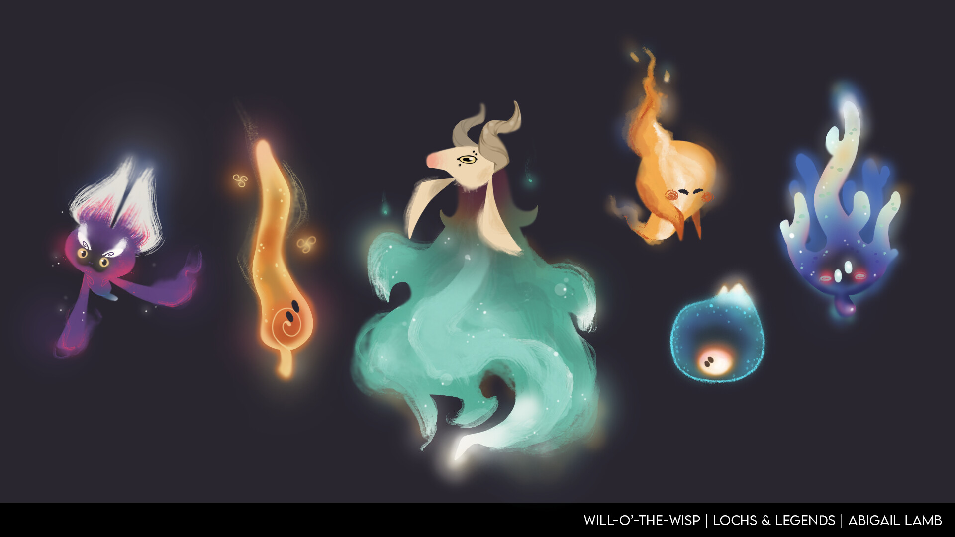 ArtStation - Will-o'-the-wisp designs