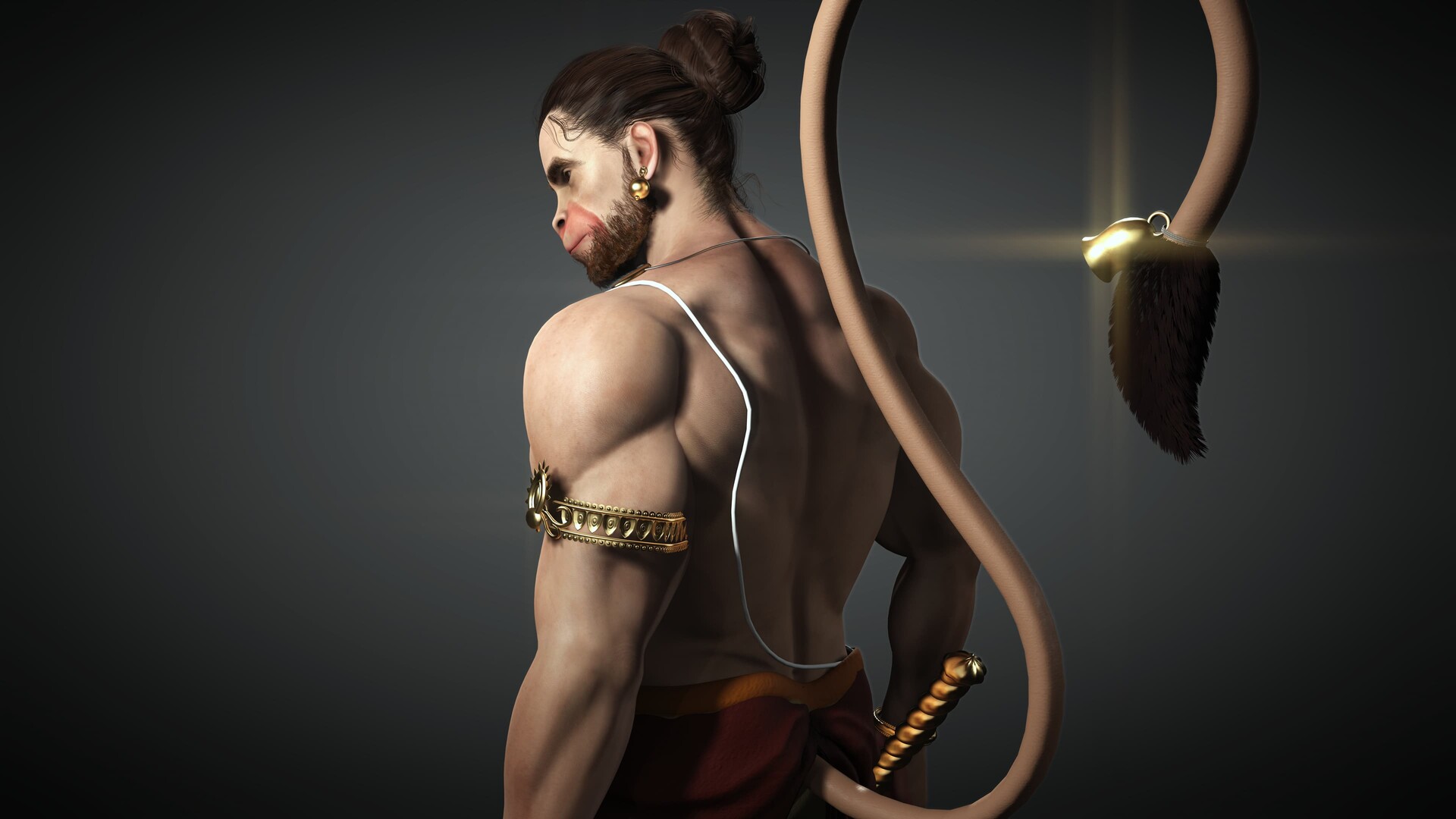 ArtStation - different renders of hanuman ji