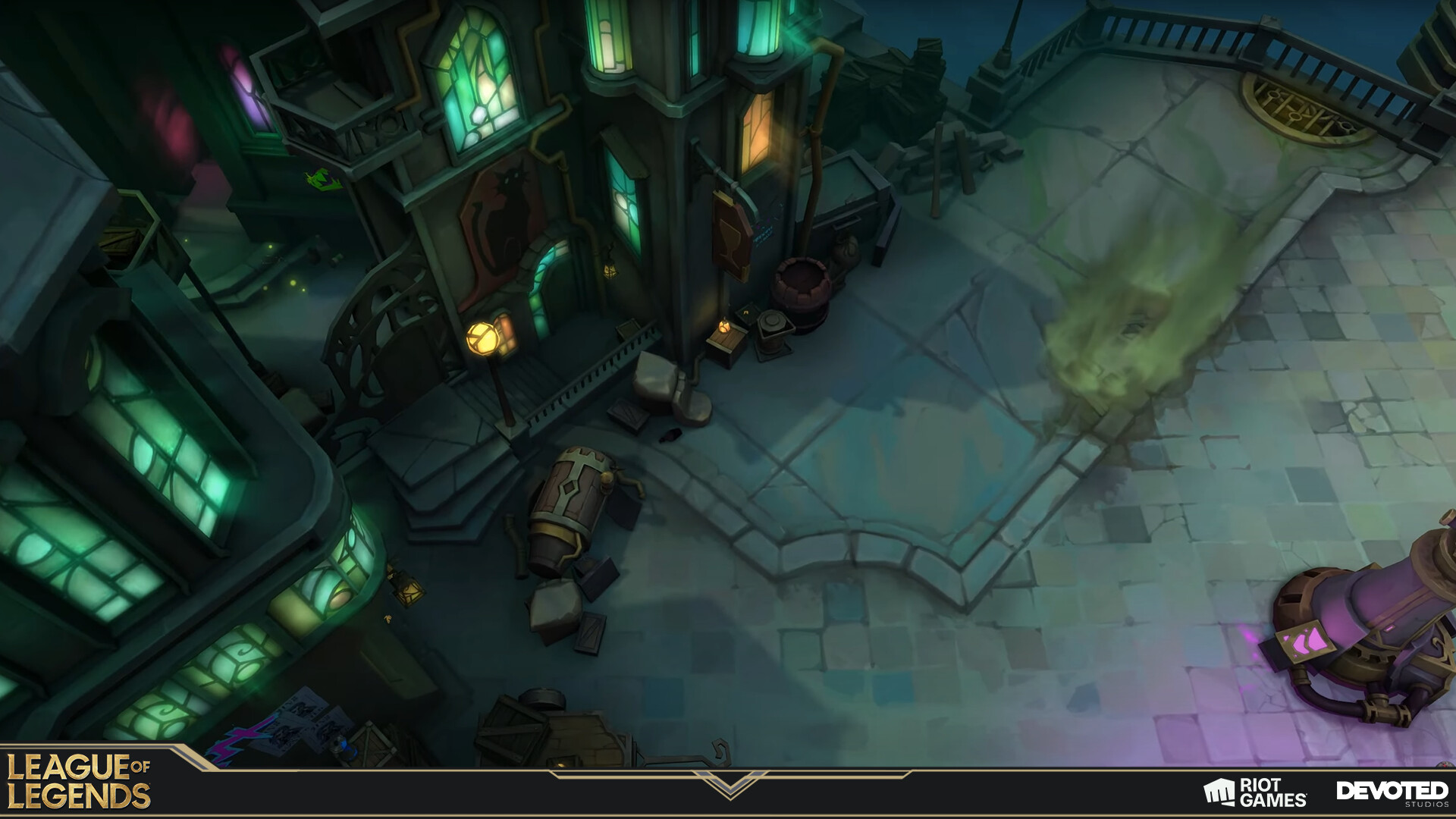 ZUGZUG Studio - League of Legends - Bridge of Progress, Zaun Side