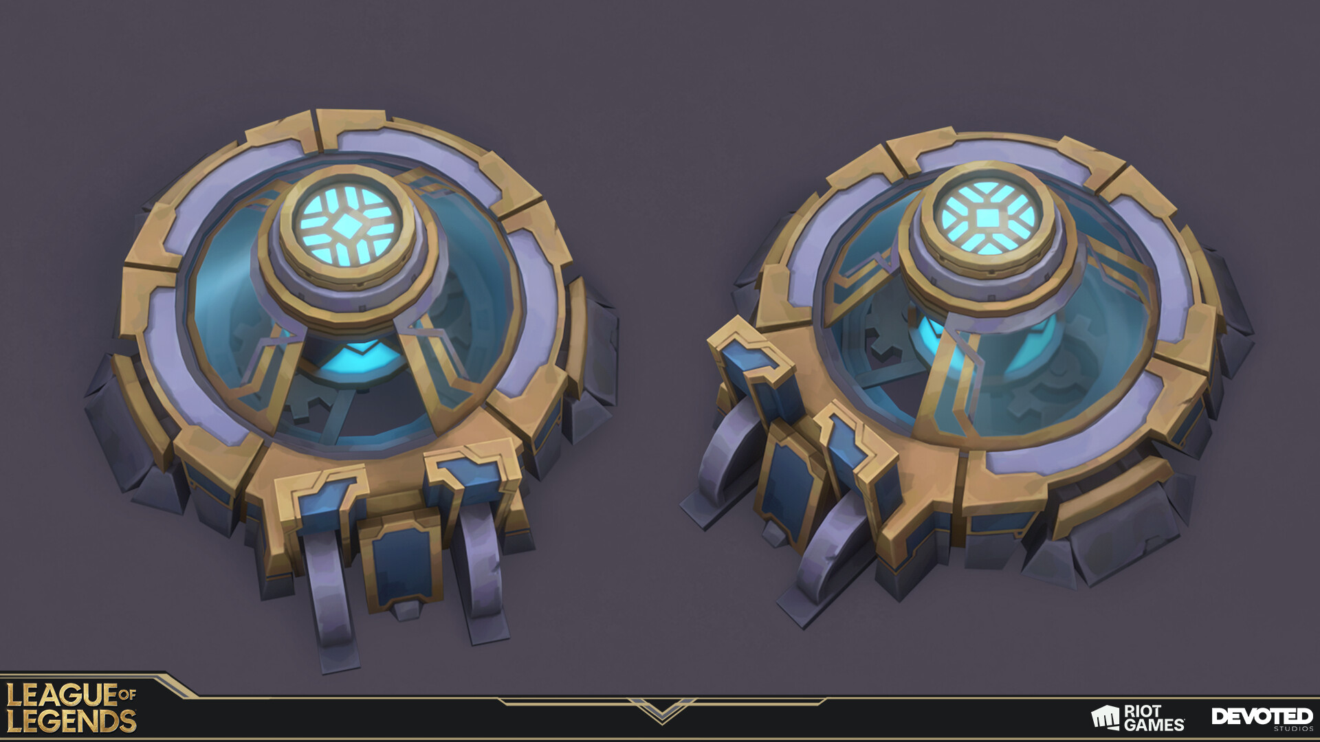 ZUGZUG Studio - League of Legends - Bridge of Progress, Piltover Structures