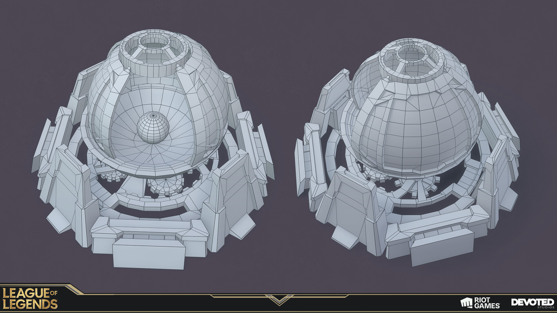 ZUGZUG Studio - League of Legends - Bridge of Progress, Piltover Structures