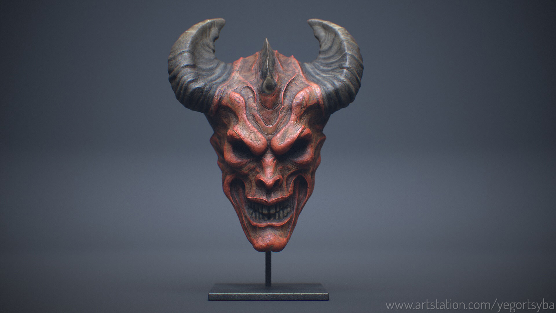 ArtStation - Demon Smile Mask