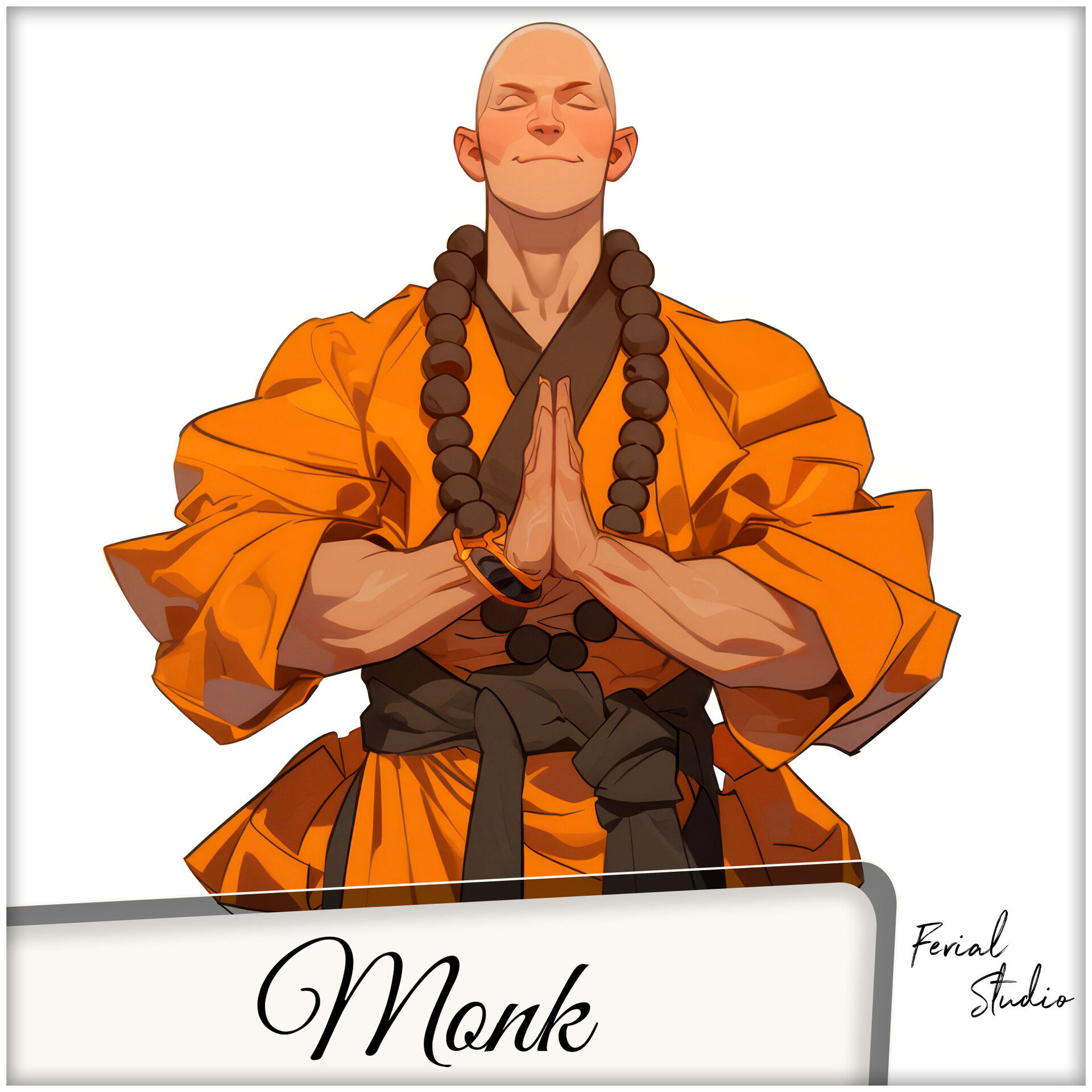 ArtStation - 🔹240 Monk - Cartoon Character Reference Image Pack v.75 |4K|