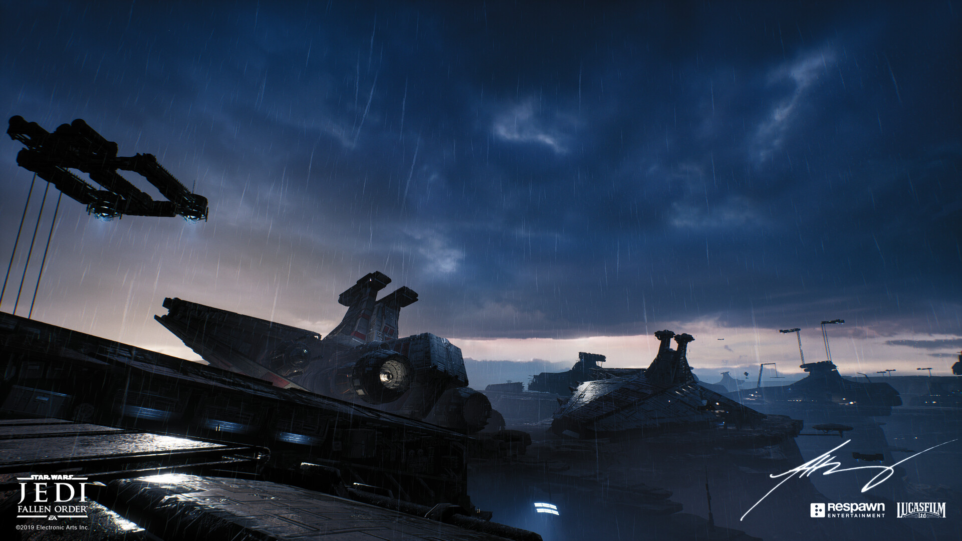 Alberto Rodriguez - Star Wars: JEDI Fallen Order - Venator Class Star ...