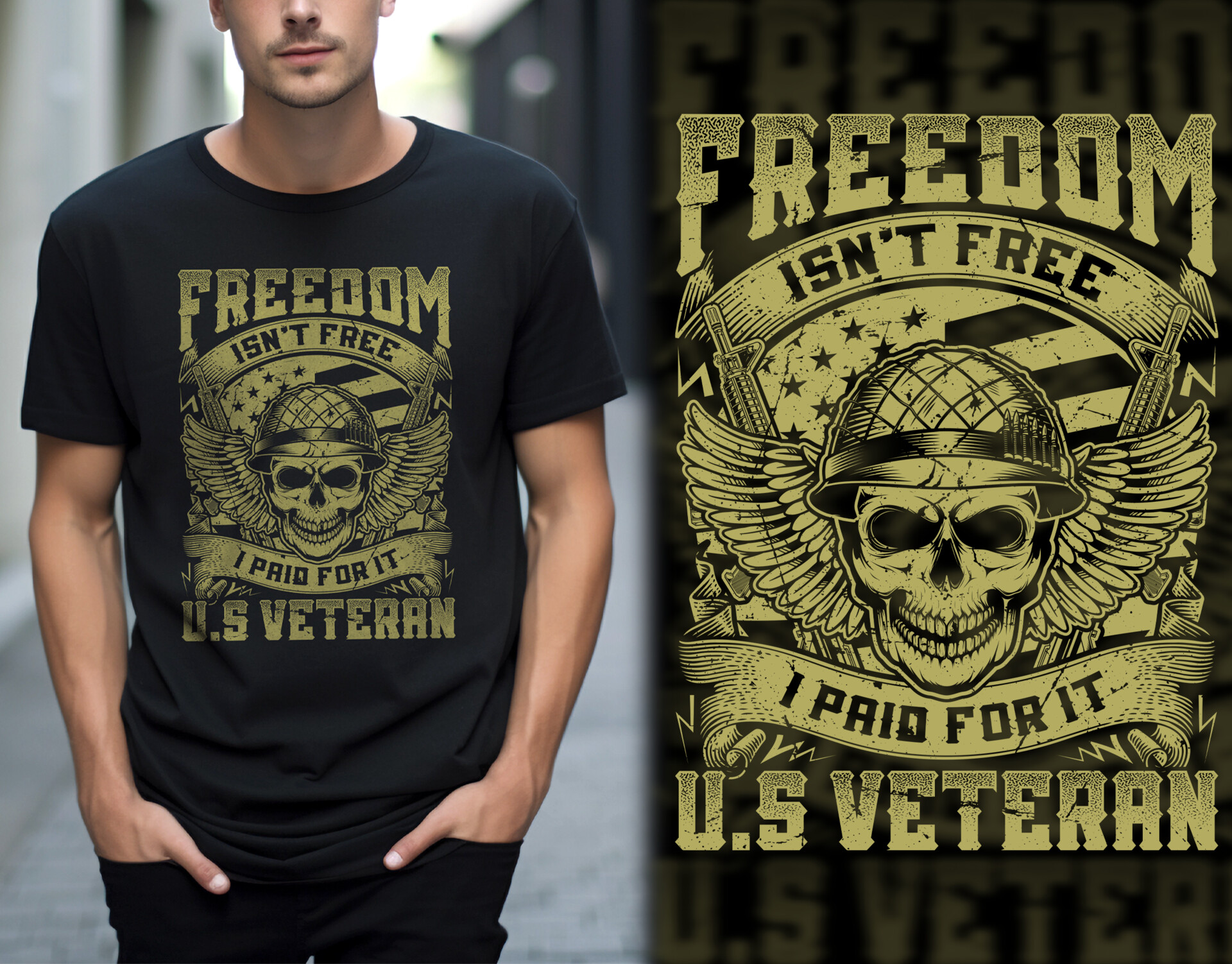 ArtStation - VETERAN T-SHIRT DESIGN