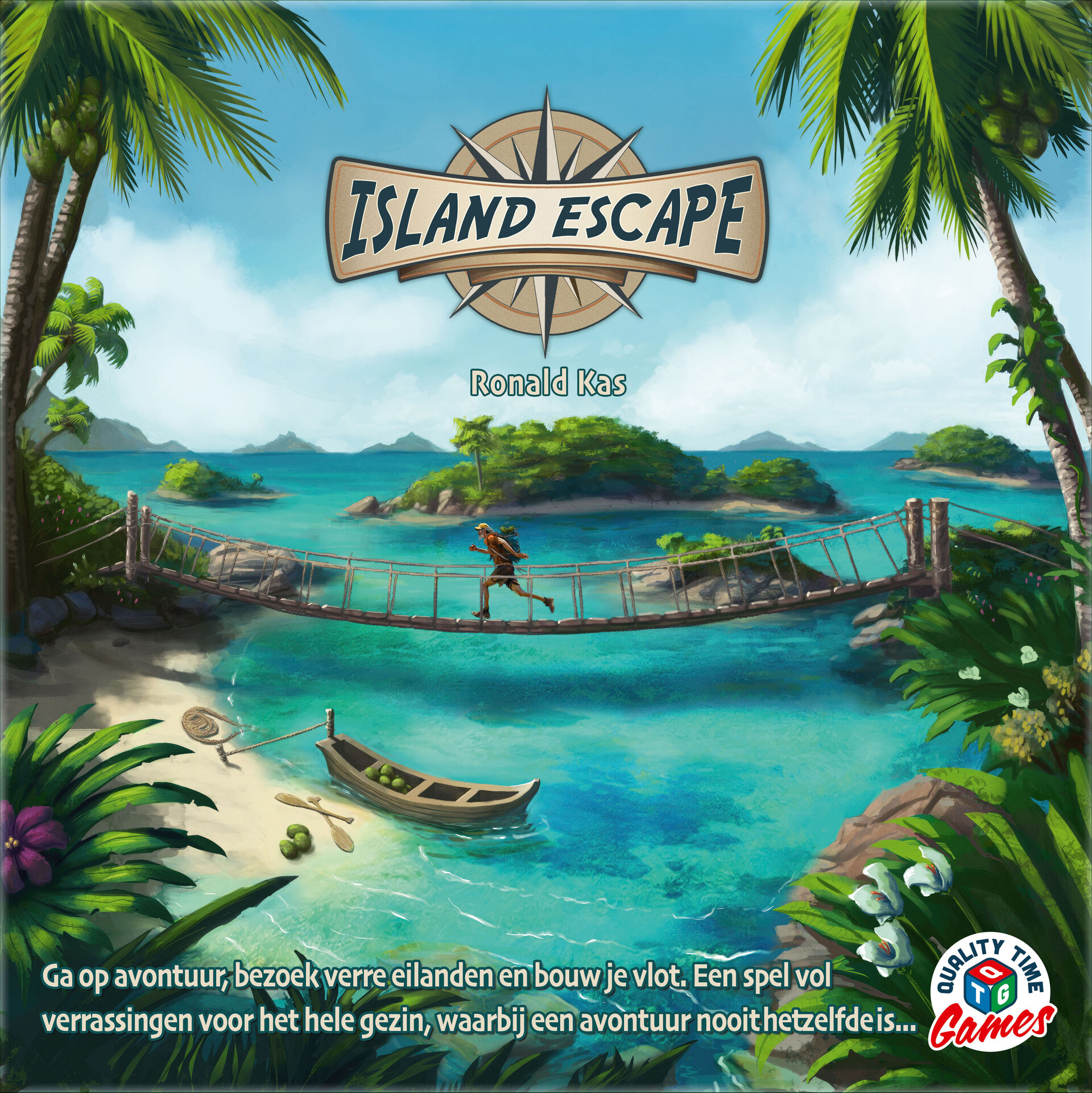 ArtStation - Island Escape boardgame art