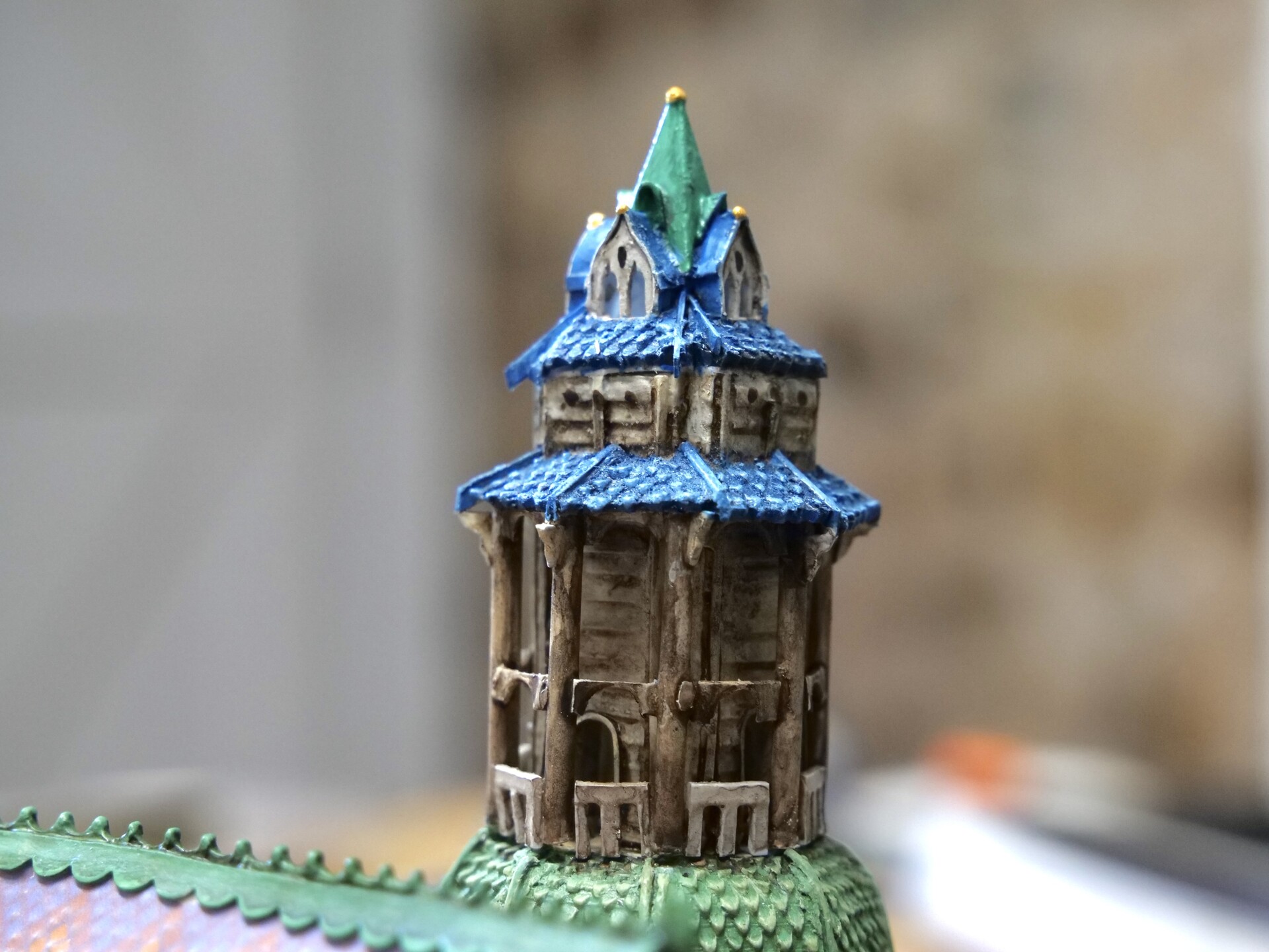 Jamie Lord - Rivendell River Hall miniature from The Lord of the Rings