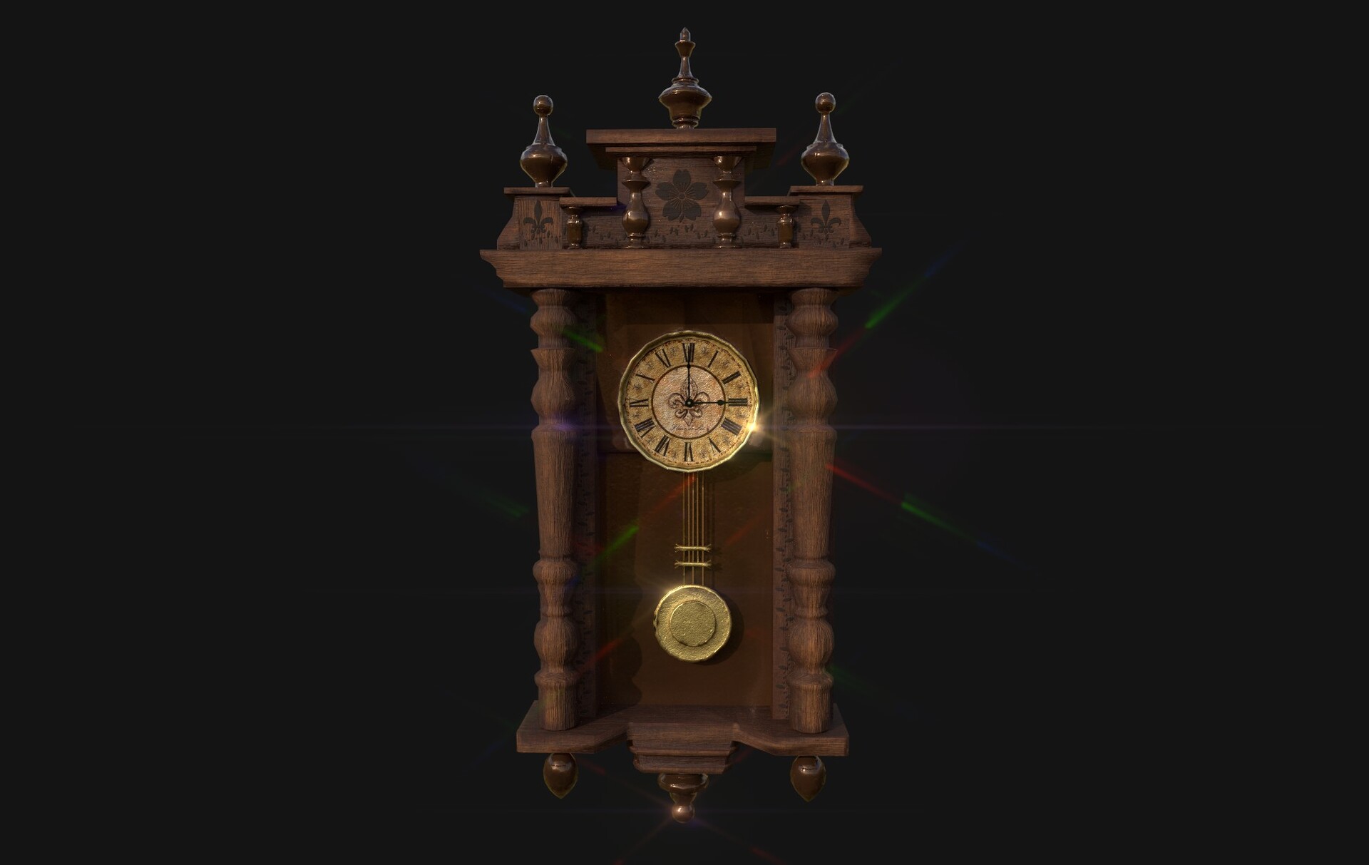 ArtStation - Antique wall clock