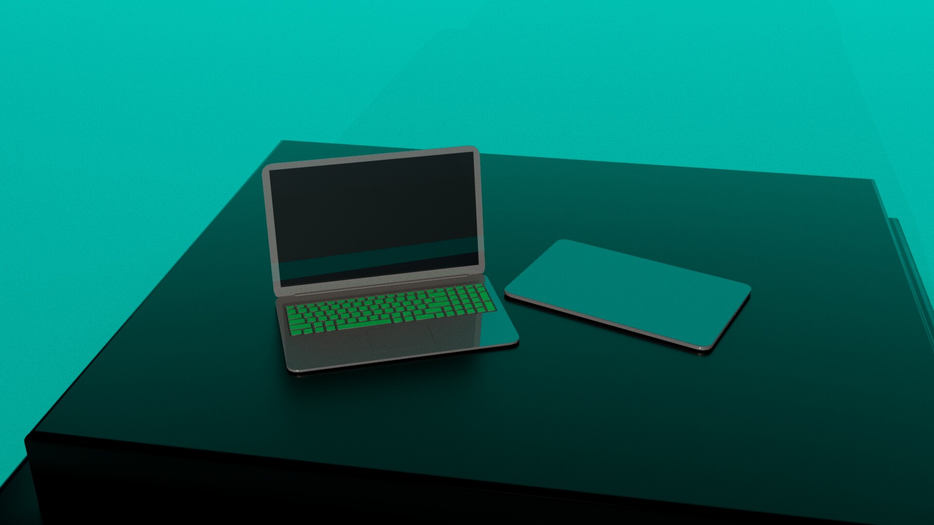 ArtStation - Realistic Product Lighting for Laptop Display