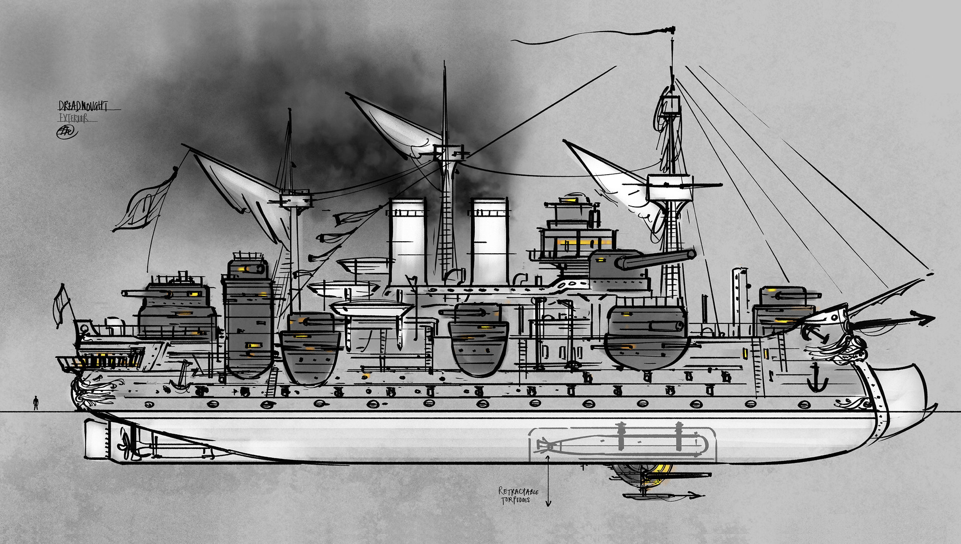 ArtStation - NAUTILUS TV Series - The Dreadnought