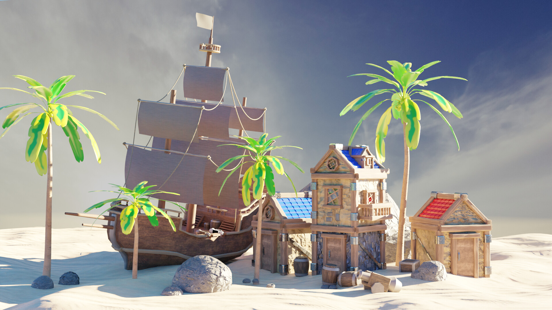 ArtStation - 3D game enviroment and game assets