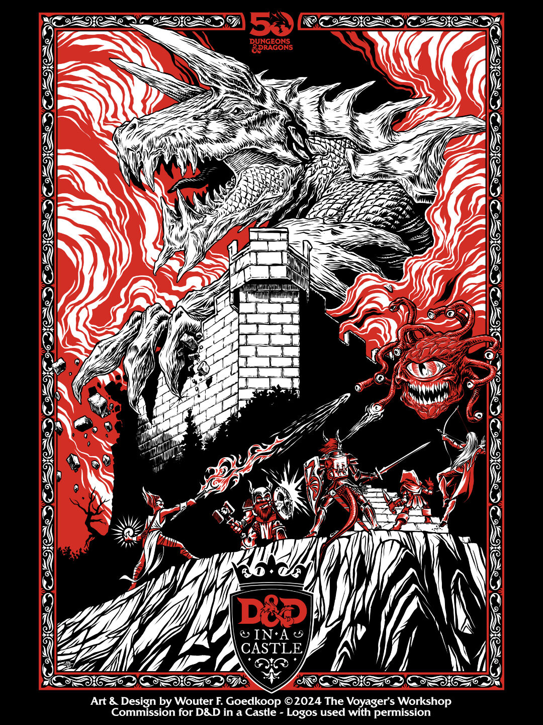 ArtStation - D&D in a Castle Posters