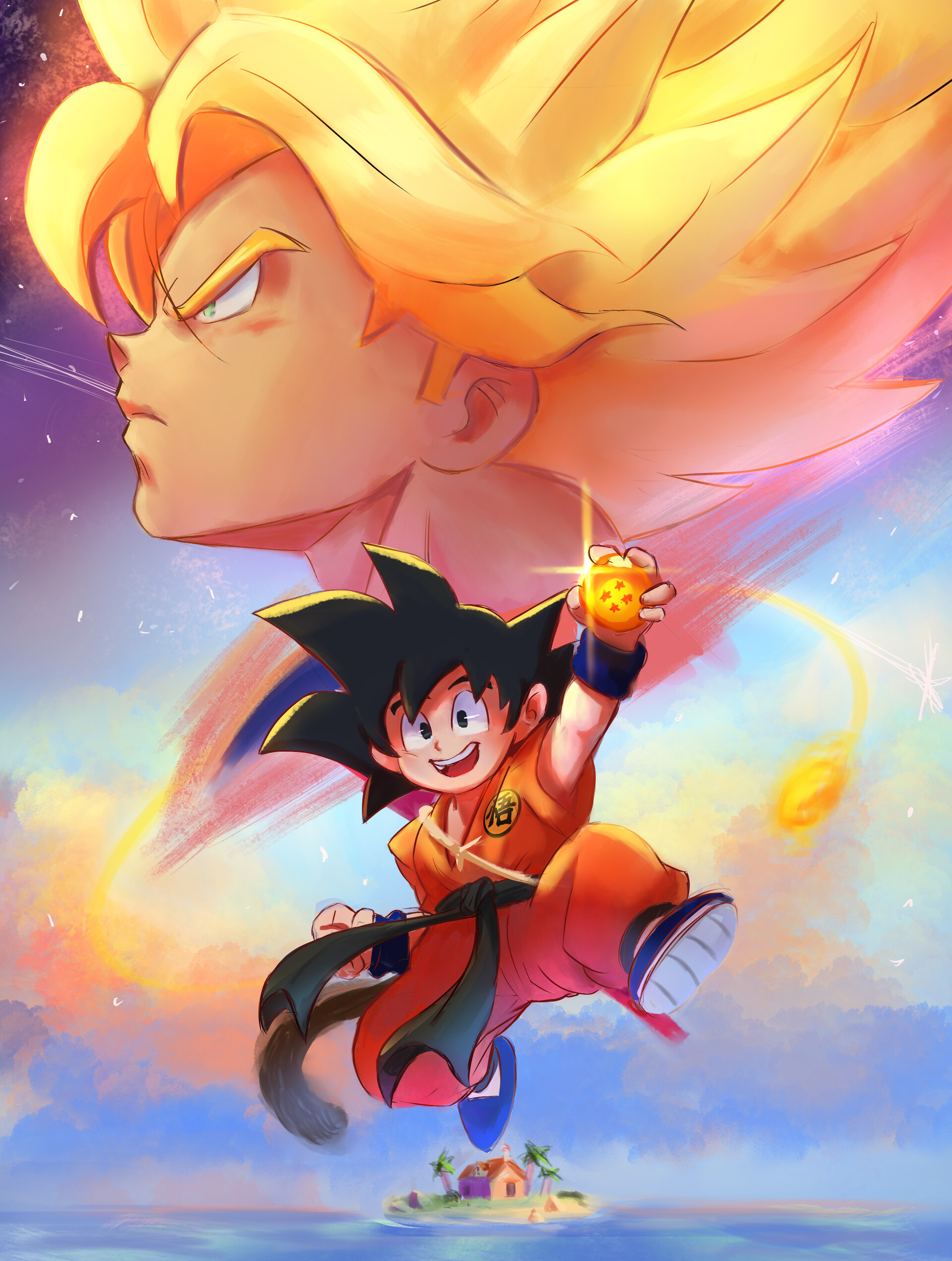 ArtStation - Goku - Dragon Ball