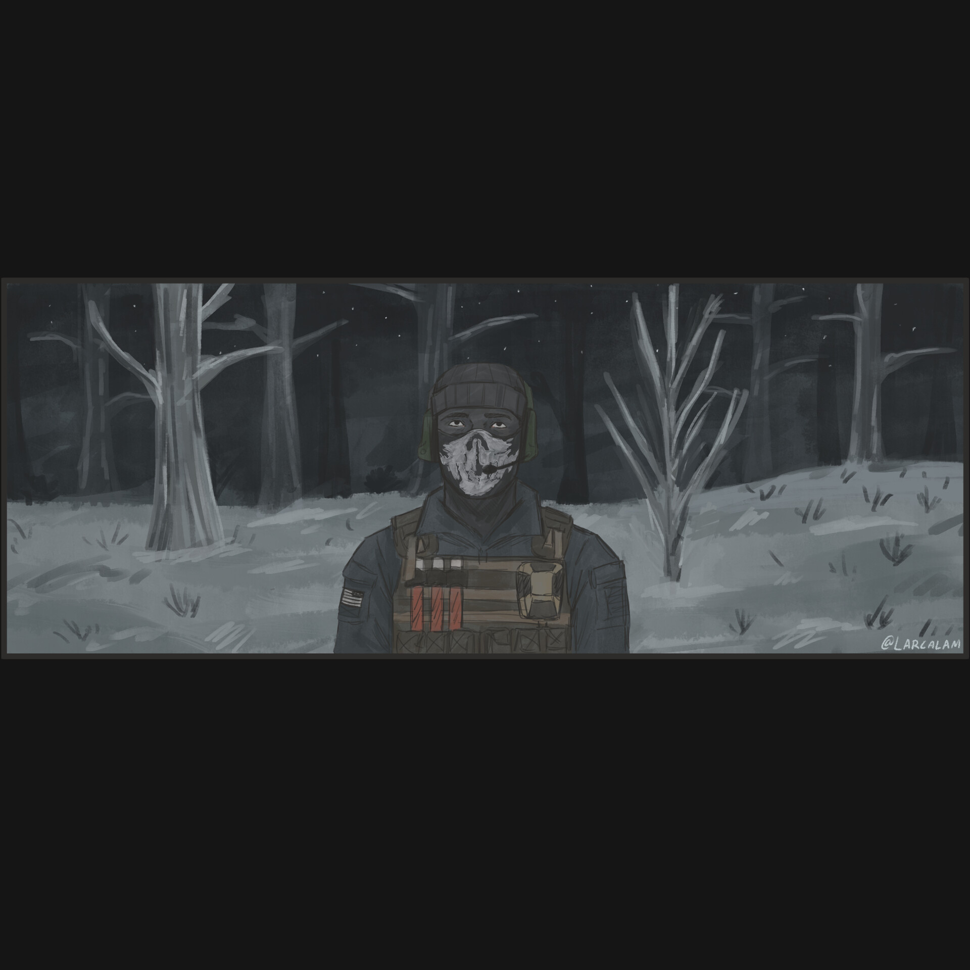 ArtStation - CoD Ghosts Keegan