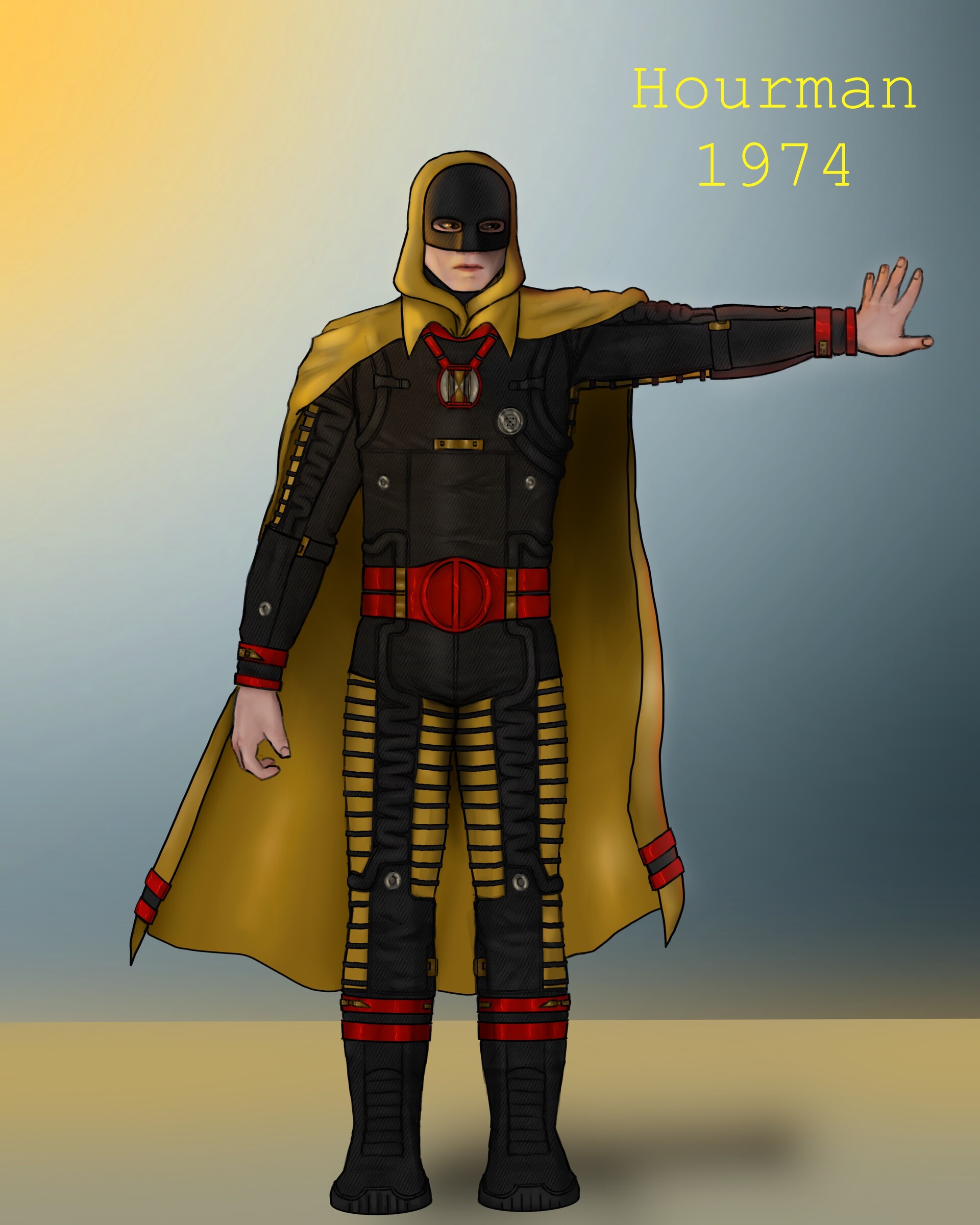 ArtStation - Hourman, “JSA 1974”