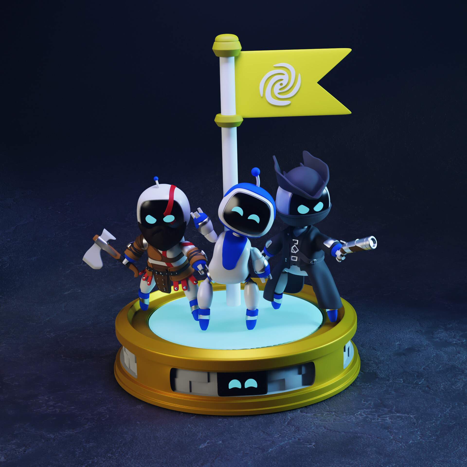 ArtStation - Atrobot Classic - Kratos - Bloodborne