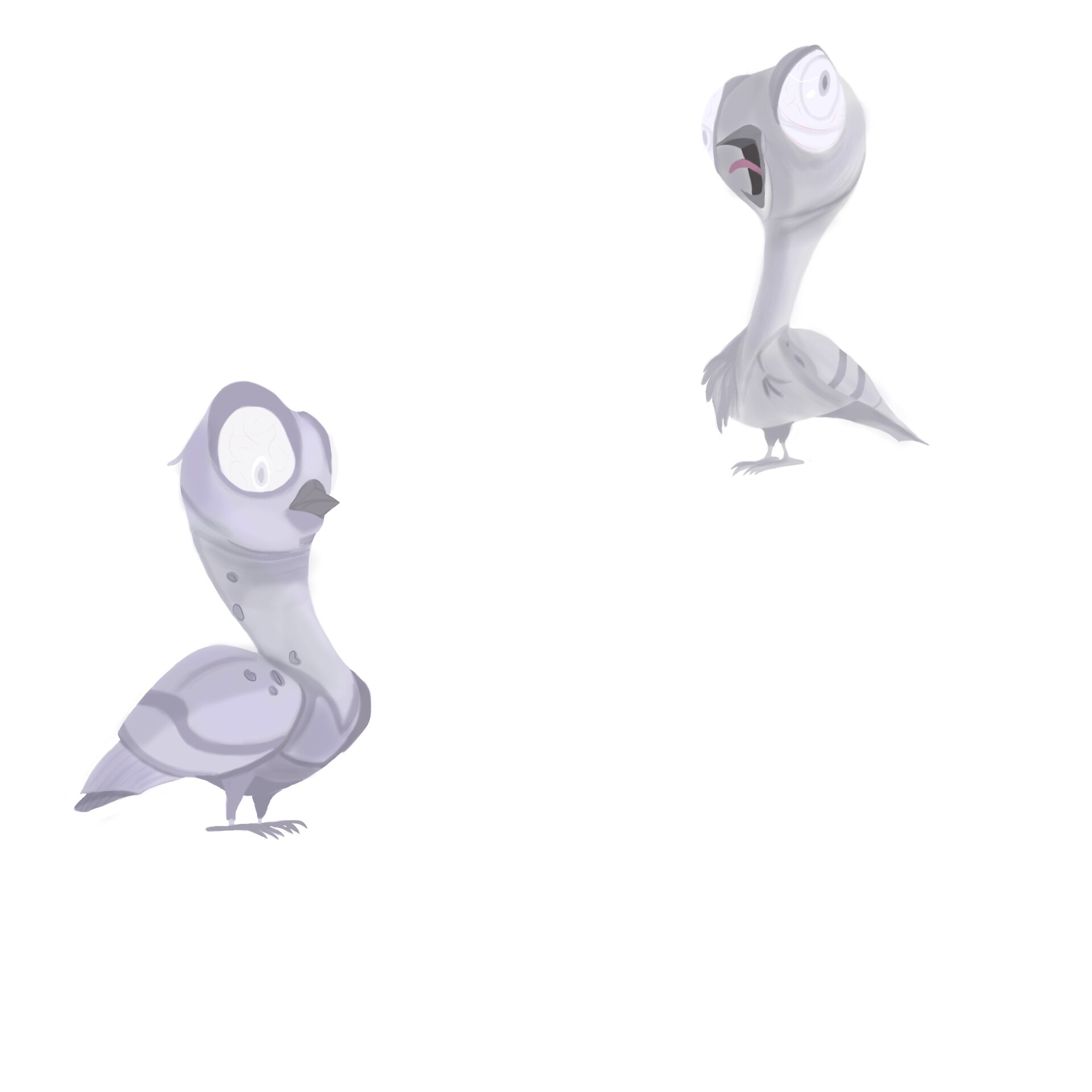 ArtStation - Crazy pigeons