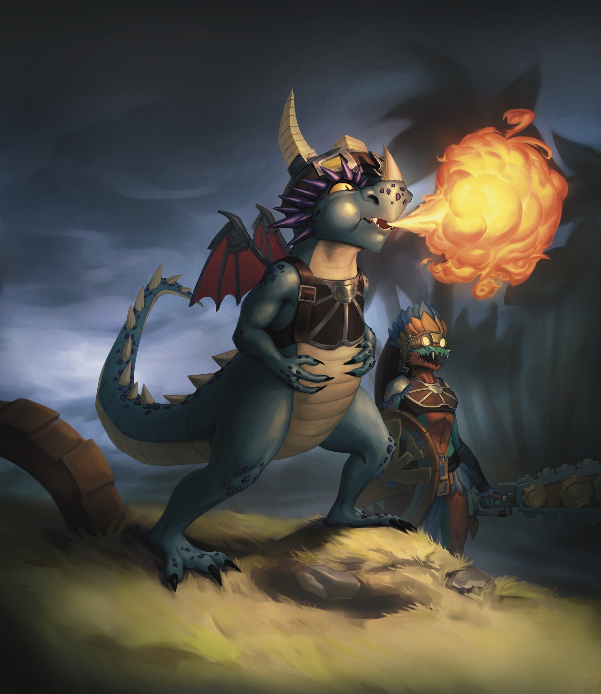ArtStation - Pyro's fireball and eating ablilties - Board Game ...