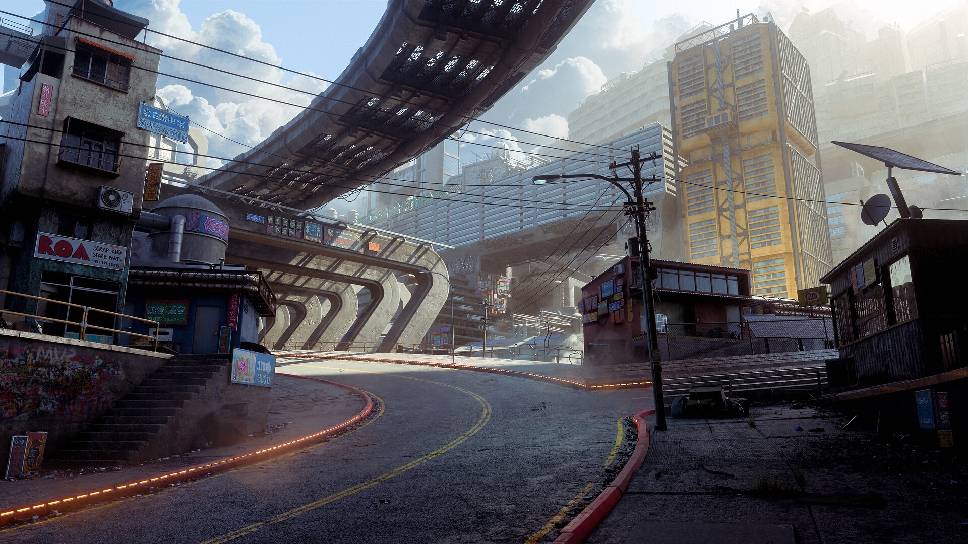 ArtStation - Cyberpunk Environment