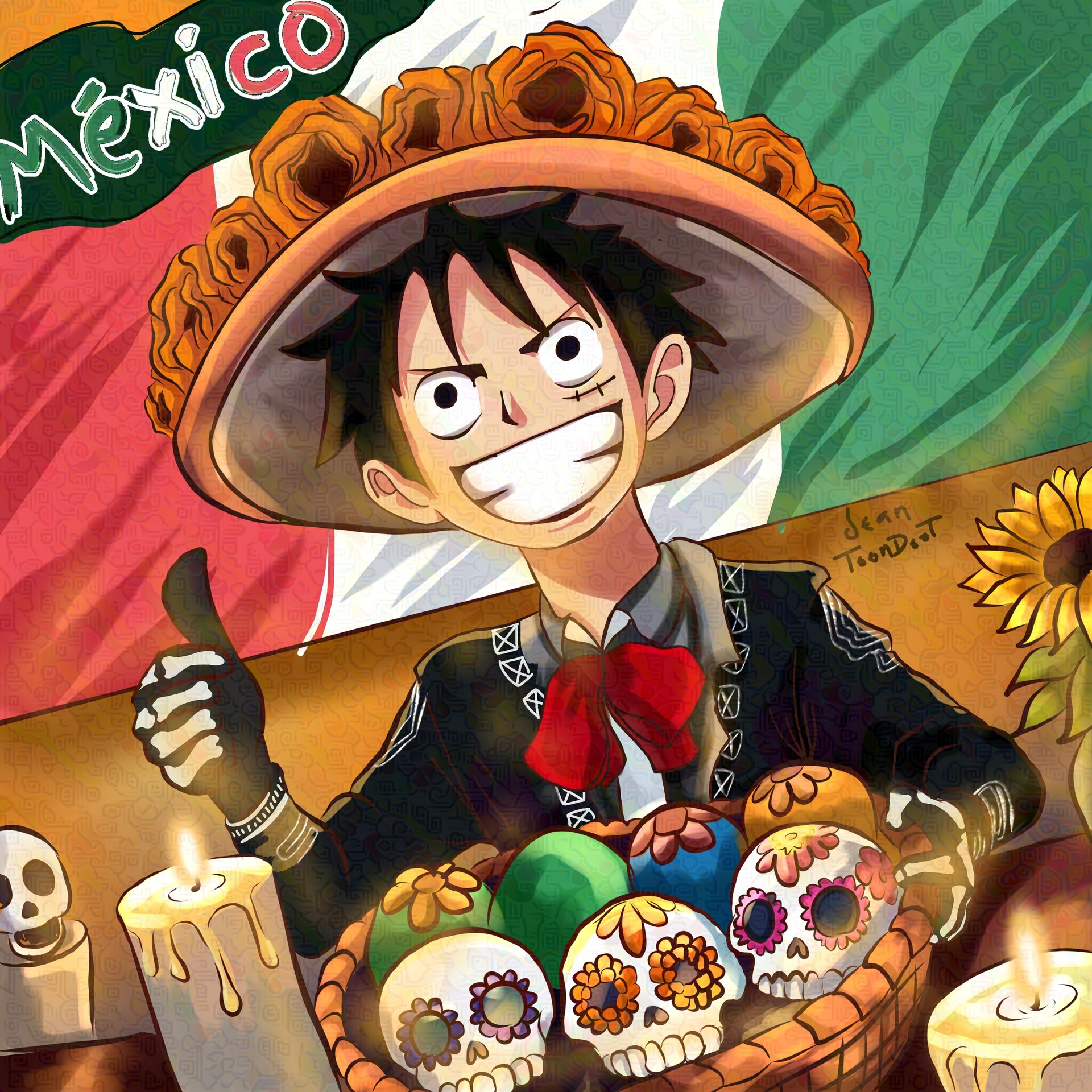 ArtStation - Luffy One Piece Mexico