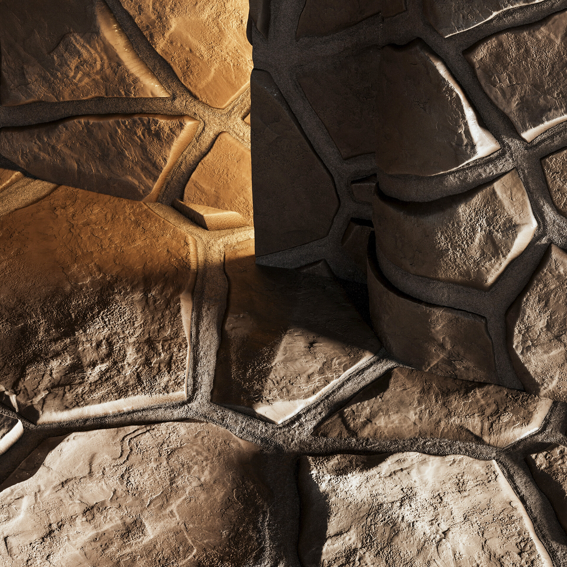 Hemase - Substance Designer | Stone Field | PBR | 4K