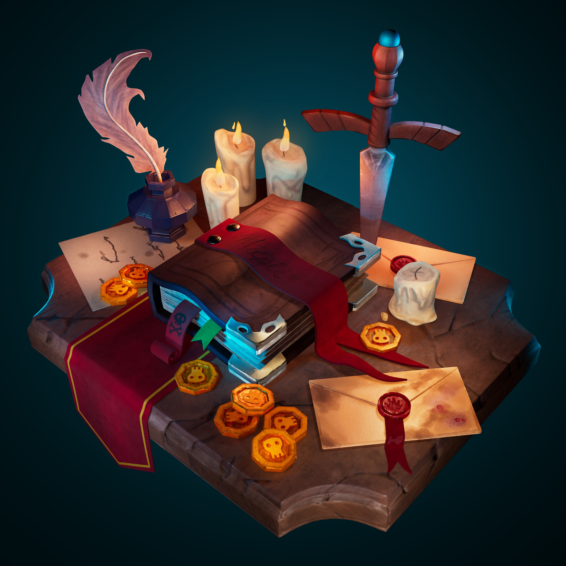 ArtStation - Witch Props