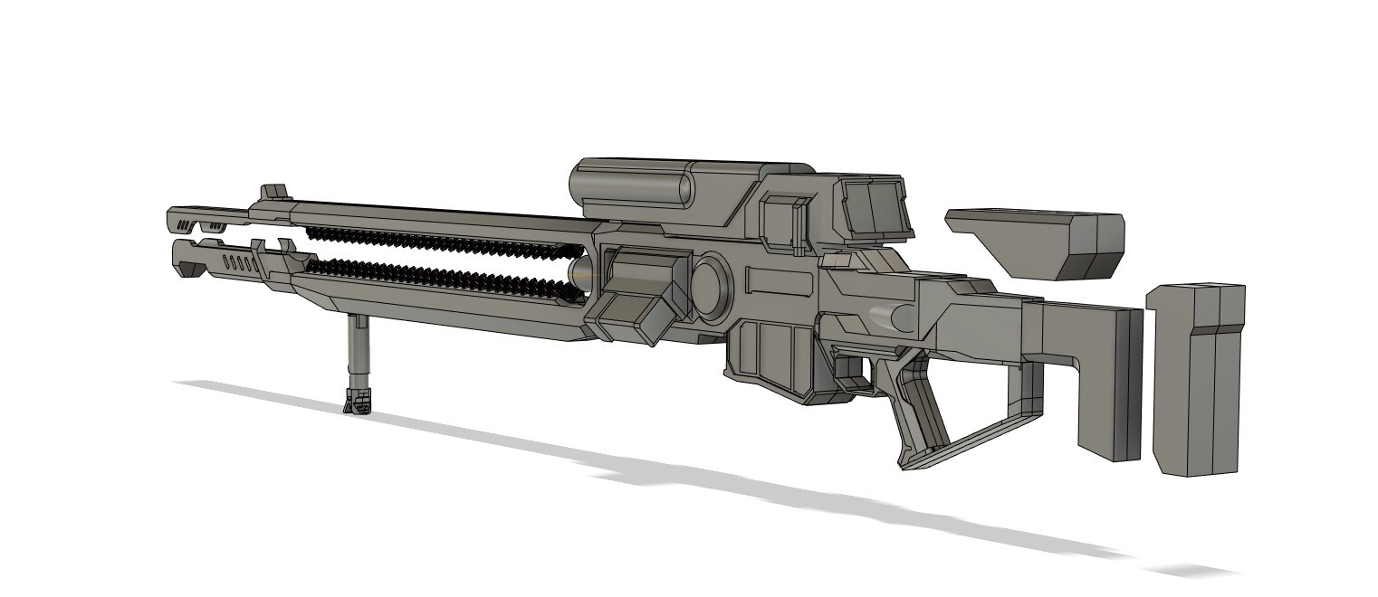 Sergio Seabra | Concept Designer - Aten7_SIG-Light Infantry Railgun
