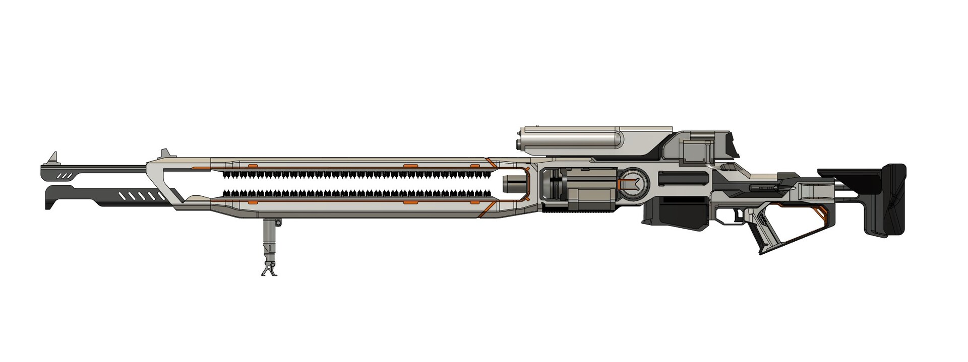 Sergio Seabra | Concept Designer - Aten7_SIG-Light Infantry Railgun