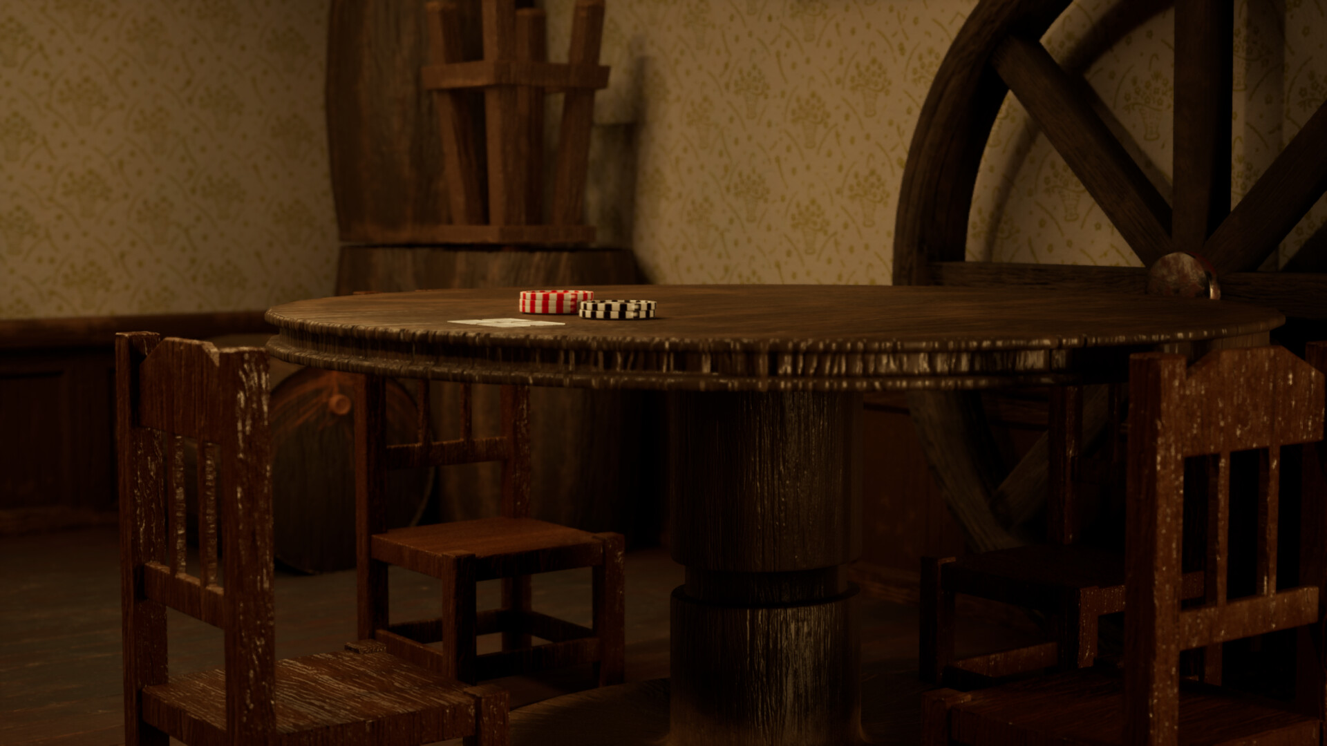 ArtStation - Year 1 Western Saloon Work