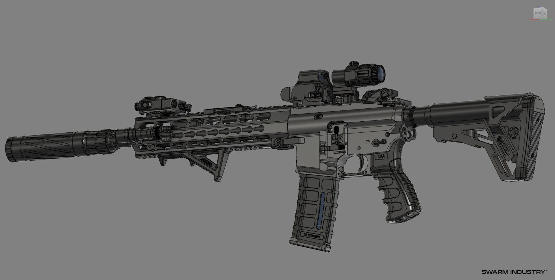 ArtStation - Haenel MK 556