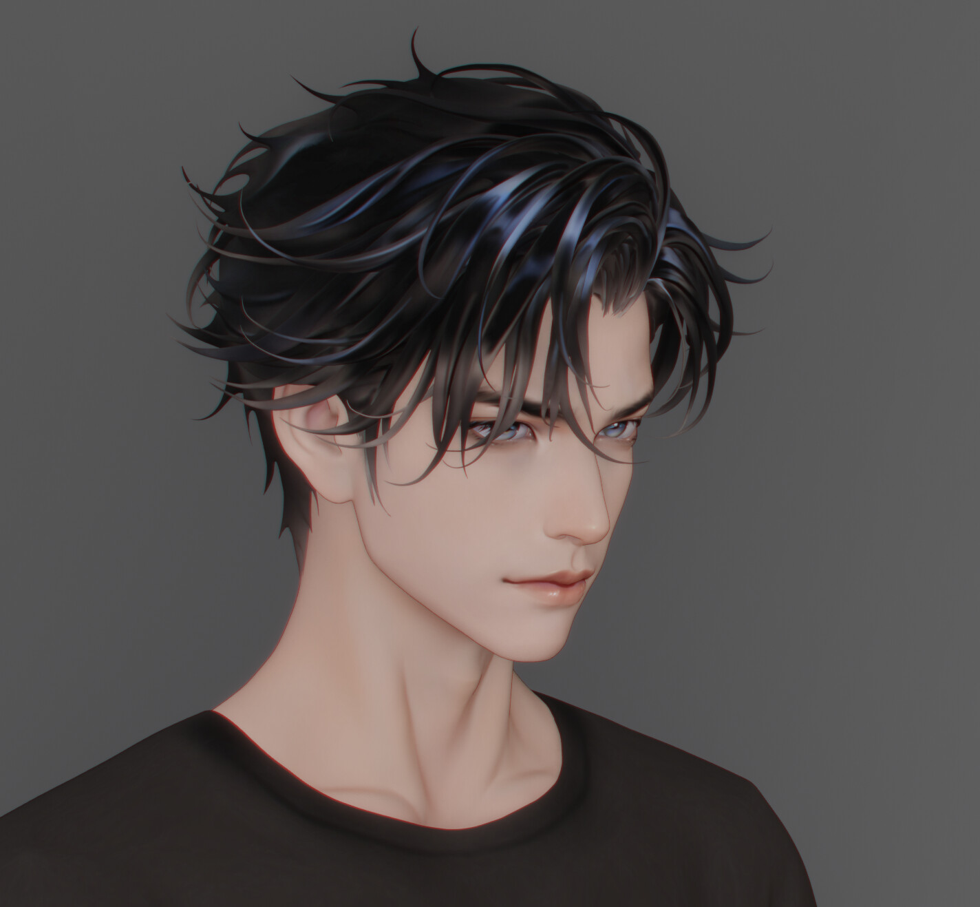 ArtStation - His new hairstyle