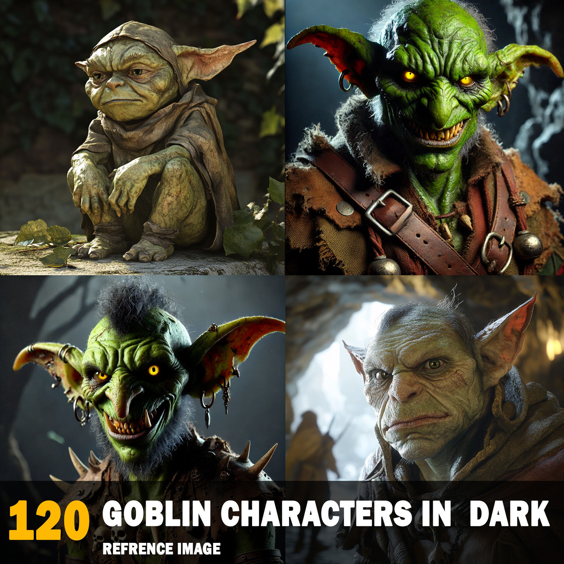 ArtStation - Goblin Characters In Dark